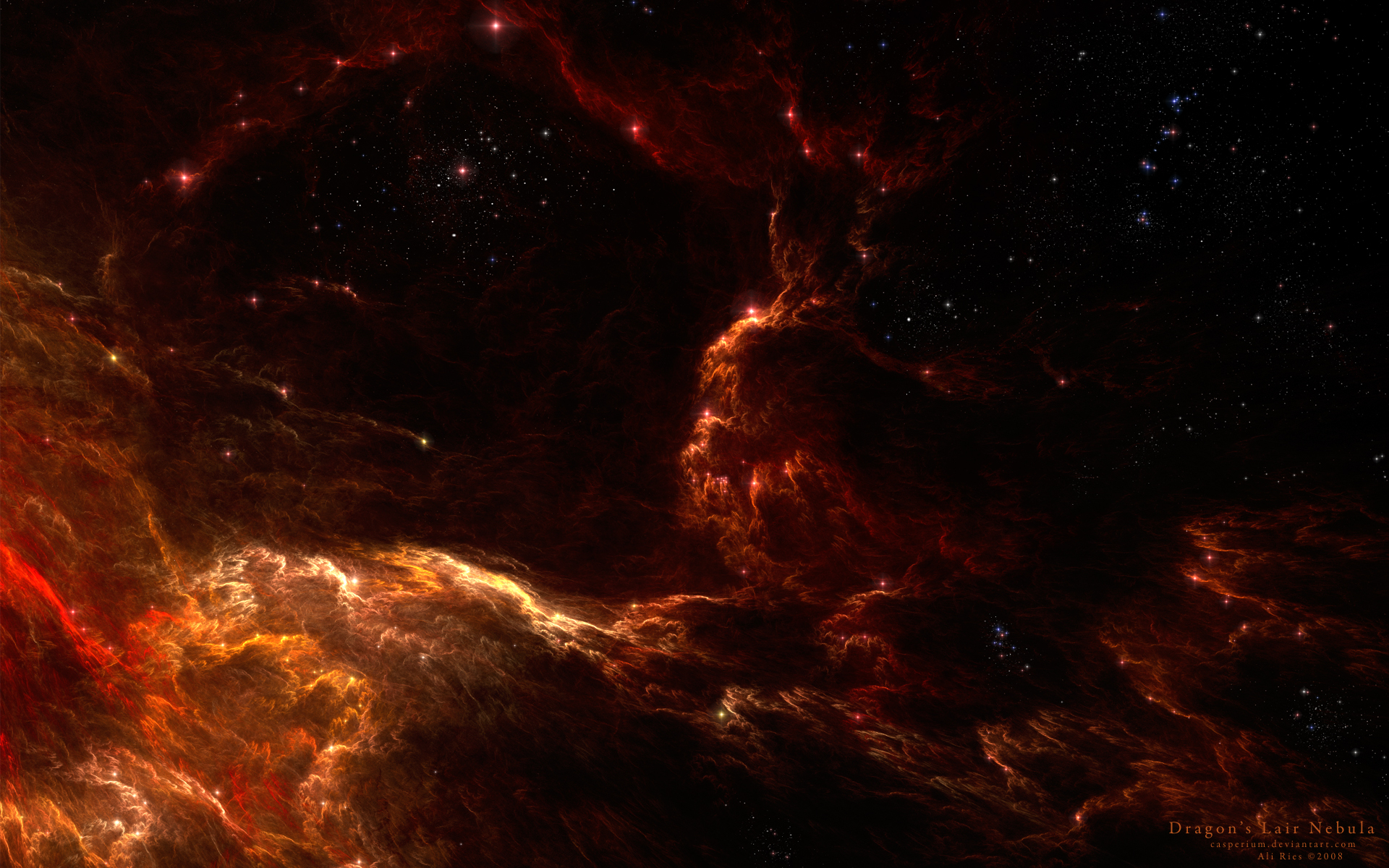 Nebula Red Background 1280x720