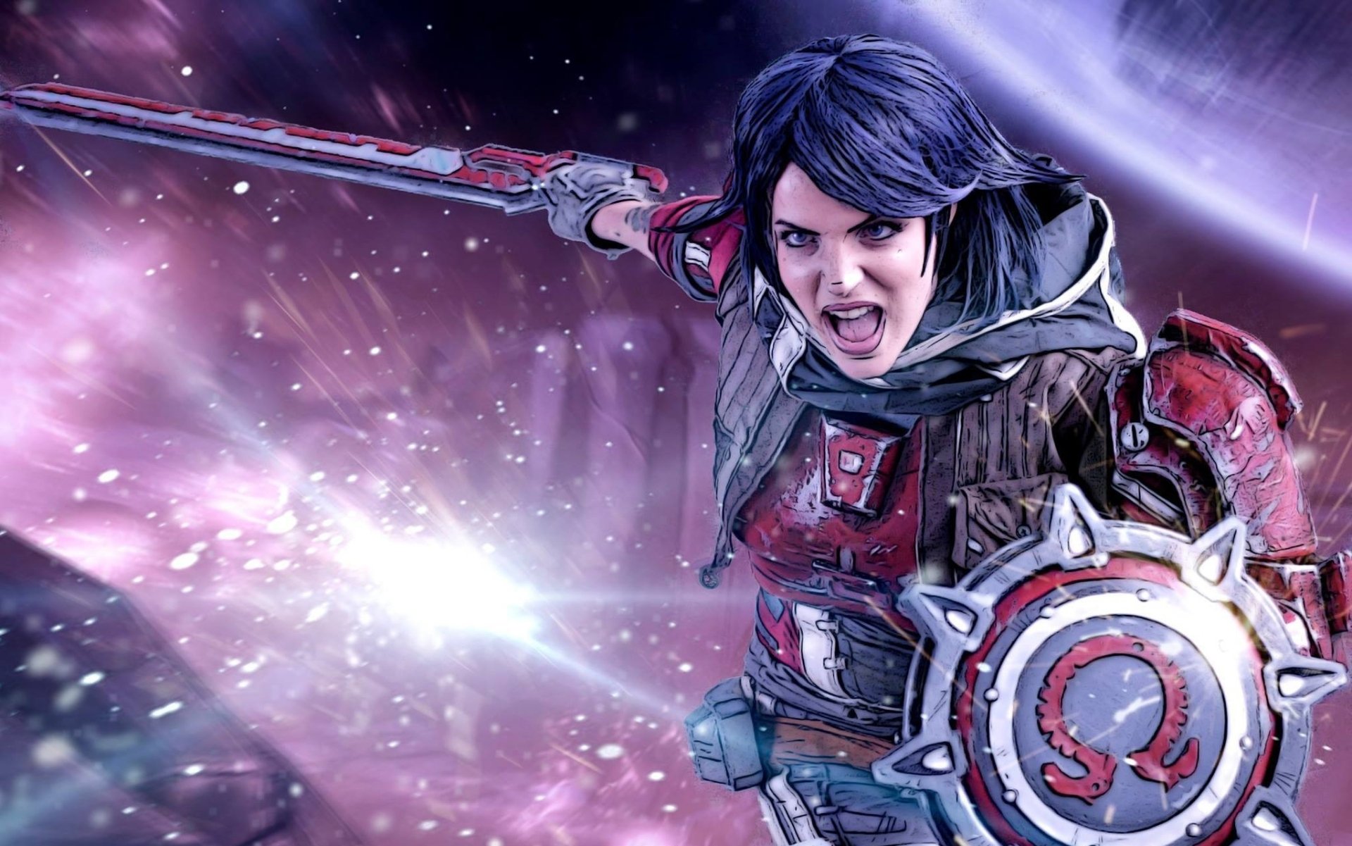Athena from Borderlands HD Wallpaper - Epic Cosplay Showcase