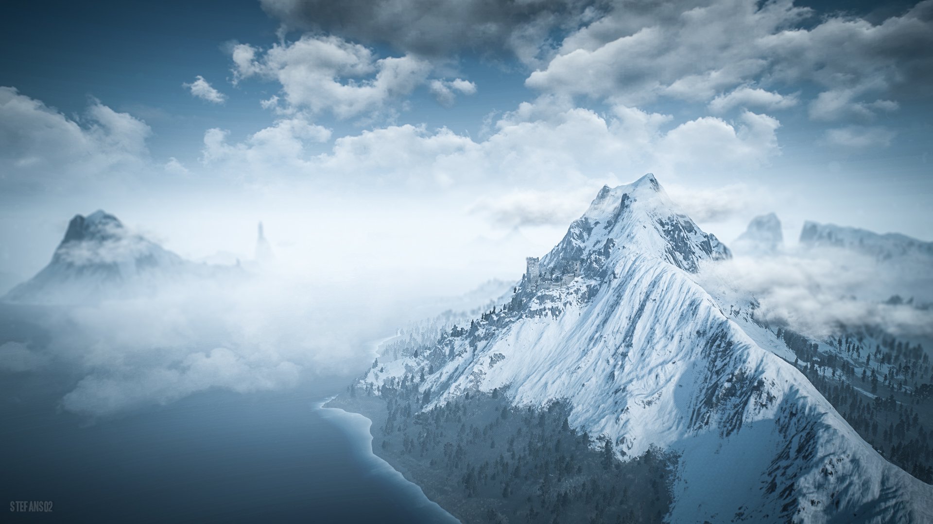 The Witcher 3: Wild Hunt / Skellige Mountains by StefanS02