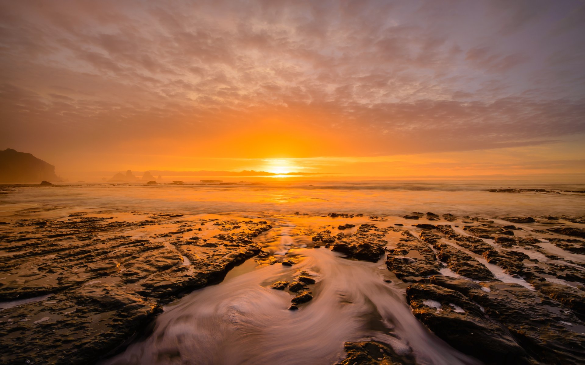 Download Sun Sea Ocean Beach Nature Sunset 4k Ultra HD Wallpaper ...