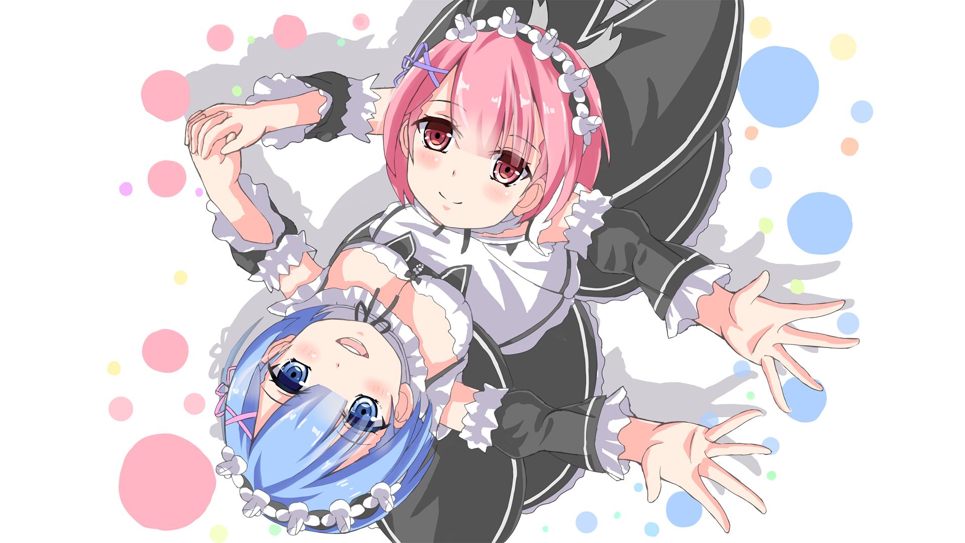 HD Wallpaper of Ram and Rem from Re:ZERO - Starting Life in Another World