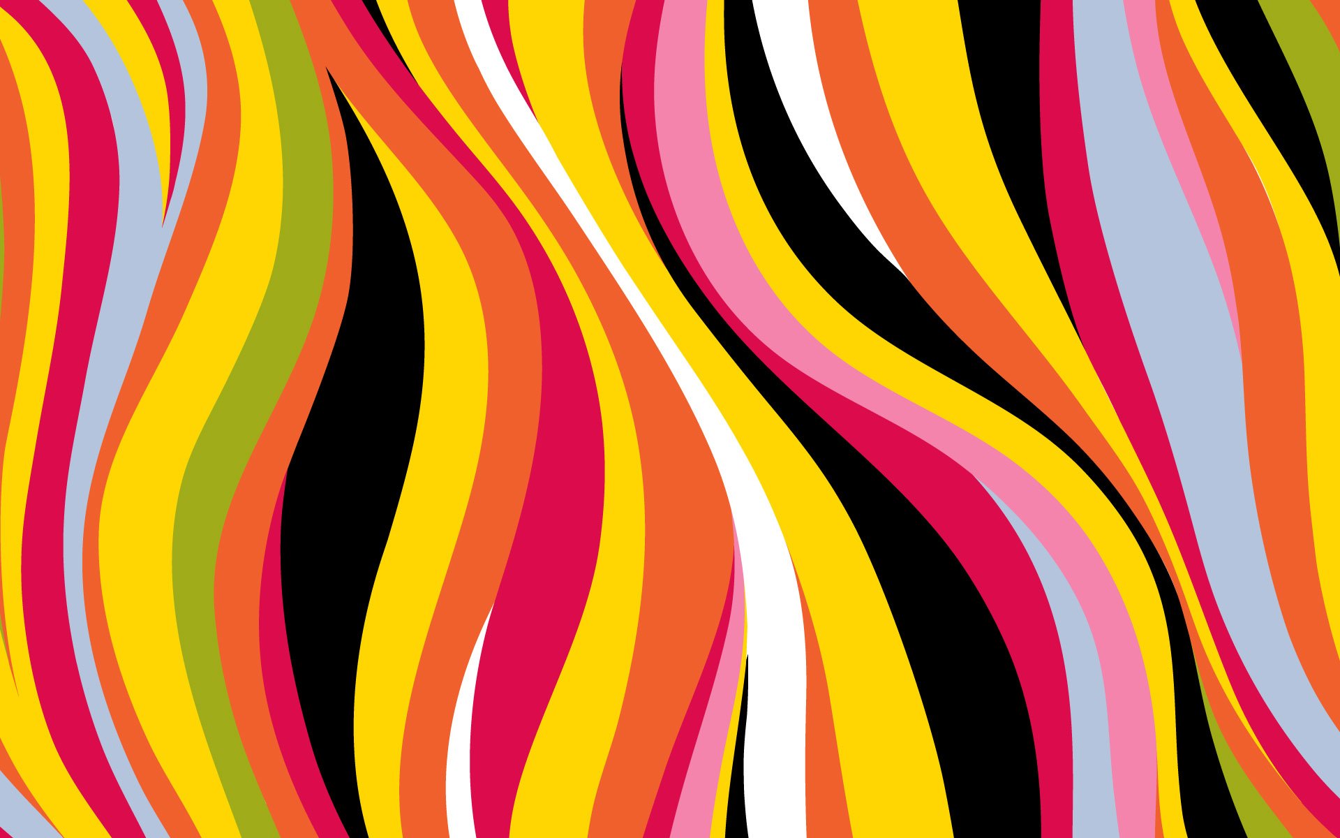 Download Wave Colorful Colors Abstract Stripes HD Wallpaper | 1920x1200 ...