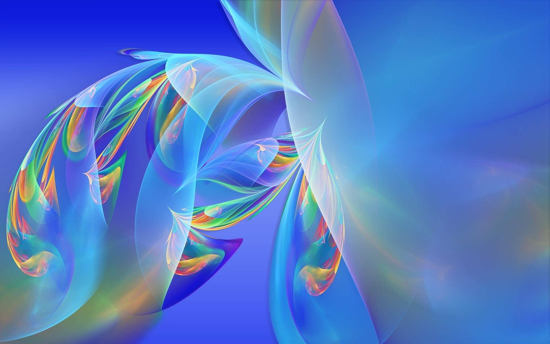 Download Swirl Blue Abstract Colors Abstract Blue HD Wallpaper