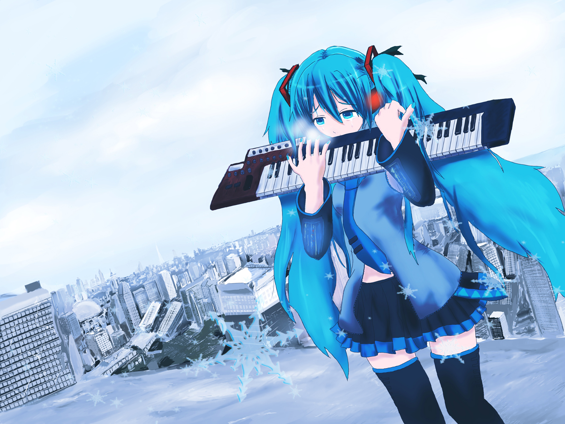 Download Hatsune Miku Anime Vocaloid HD Wallpaper