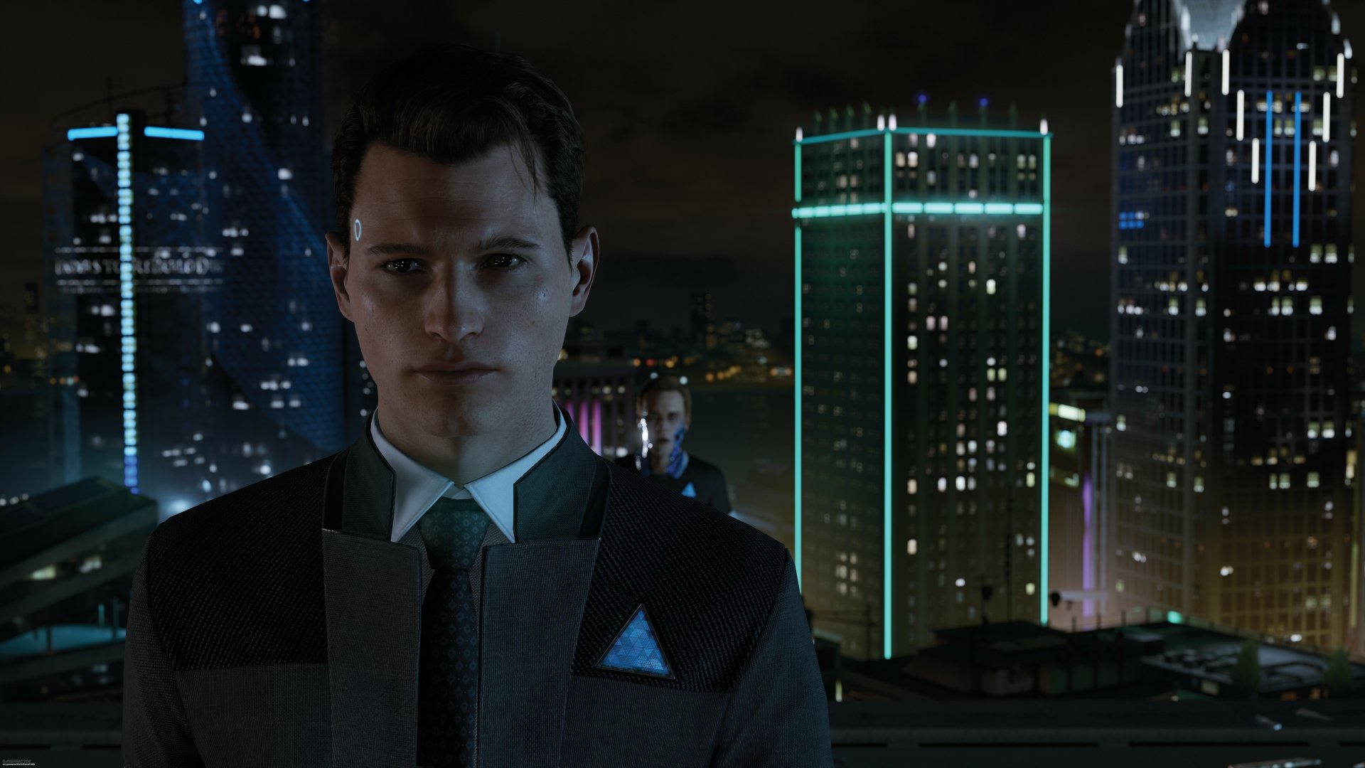 Connor in Detroit: Become Human – 8K Ultra HD Video Game Wallpaper