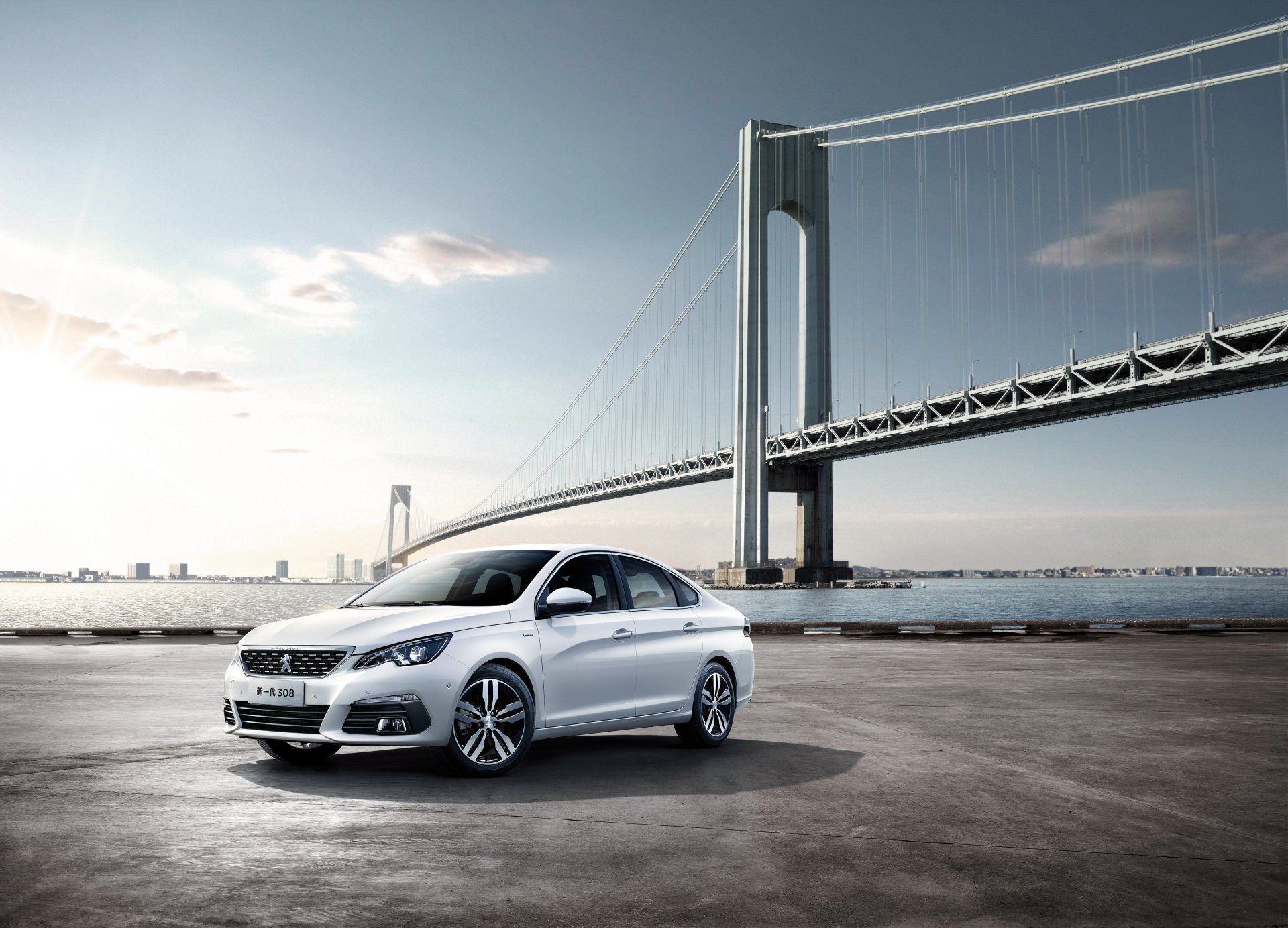 Download Peugeot Car White Car Vehicle Peugeot 308 4k Ultra HD Wallpaper