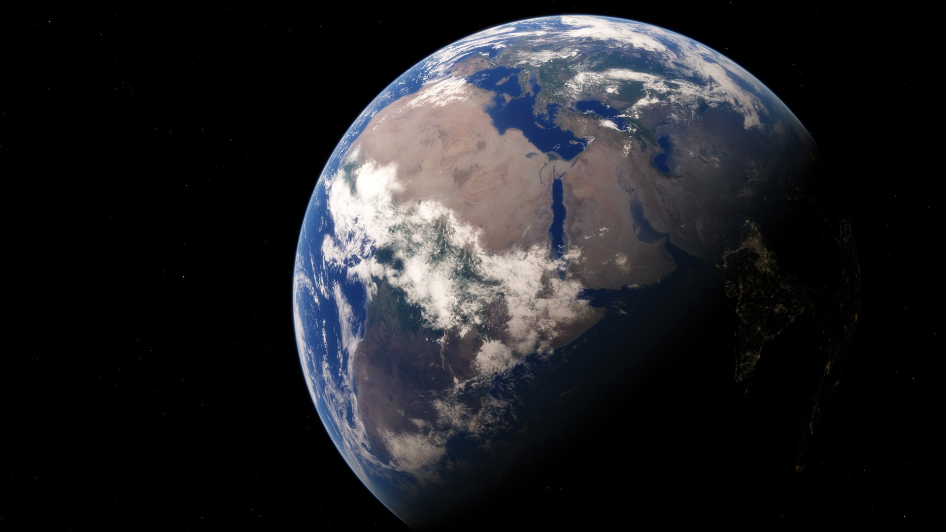 Africa in 4K: Stunning Earth From Space Nature Wallpaper