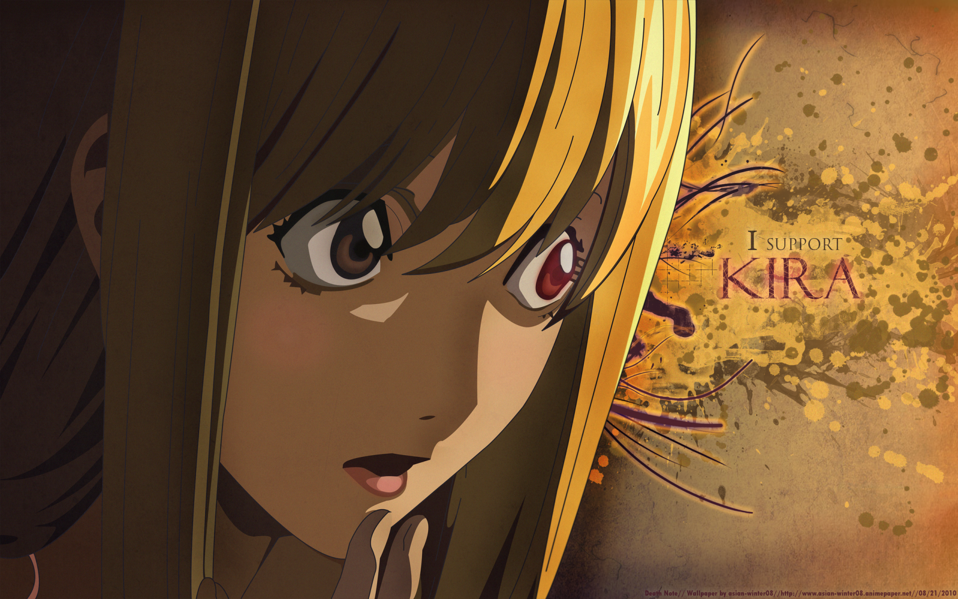 Death Note HD Anime Wallpaper: The Enigmatic Light of Kira | 2560x1600 ...