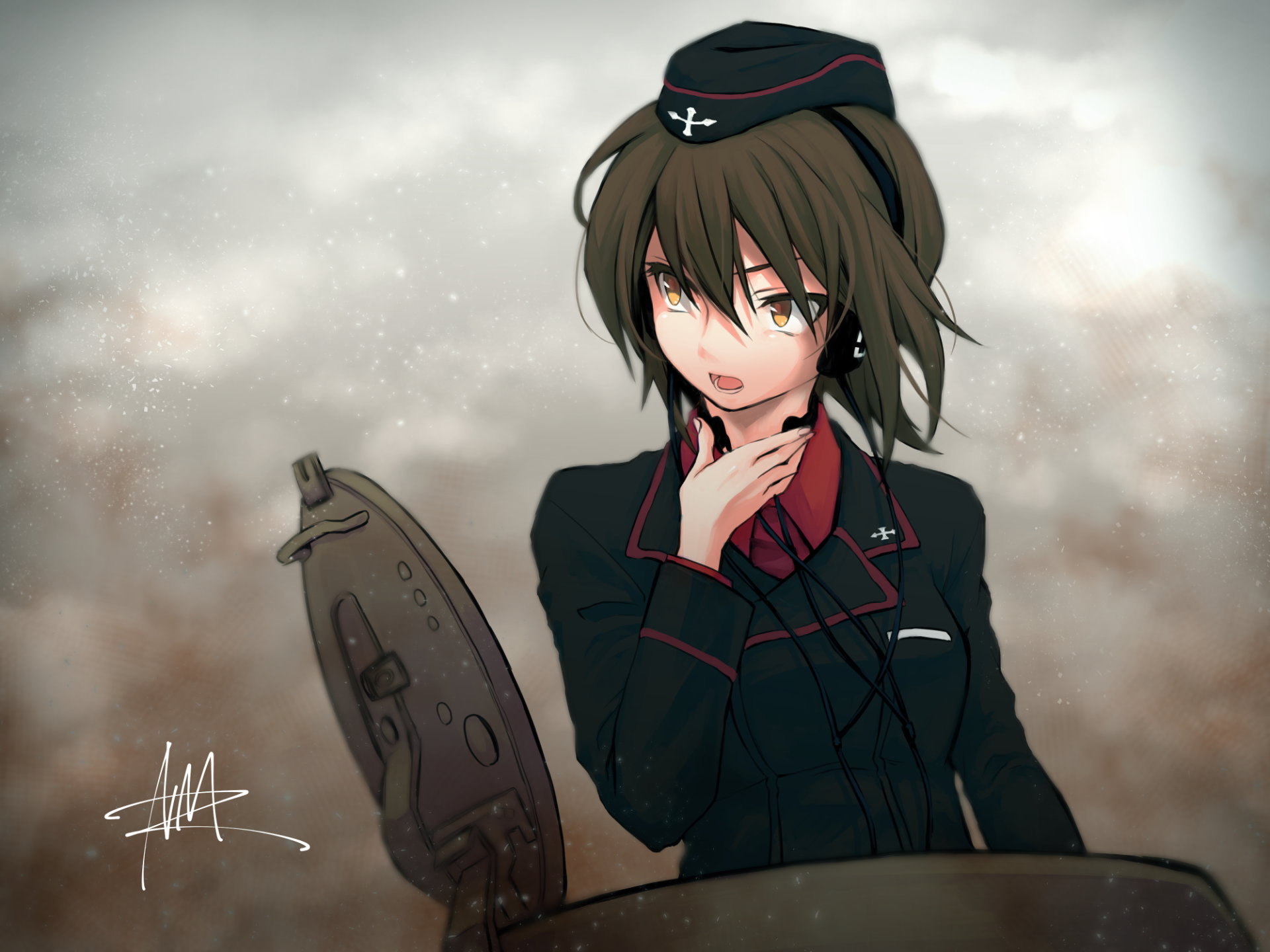 Girls und Panzer HD Anime Wallpaper: Elegance in Armor
