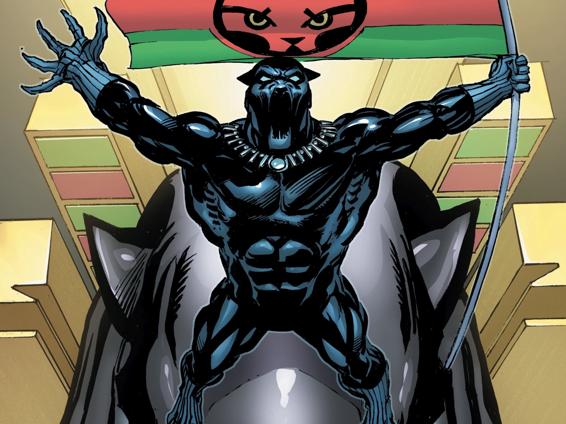 Black Panther Comic Wallpaper — 2K Quad HD Wakandan Majesty | 2650x1987 ...