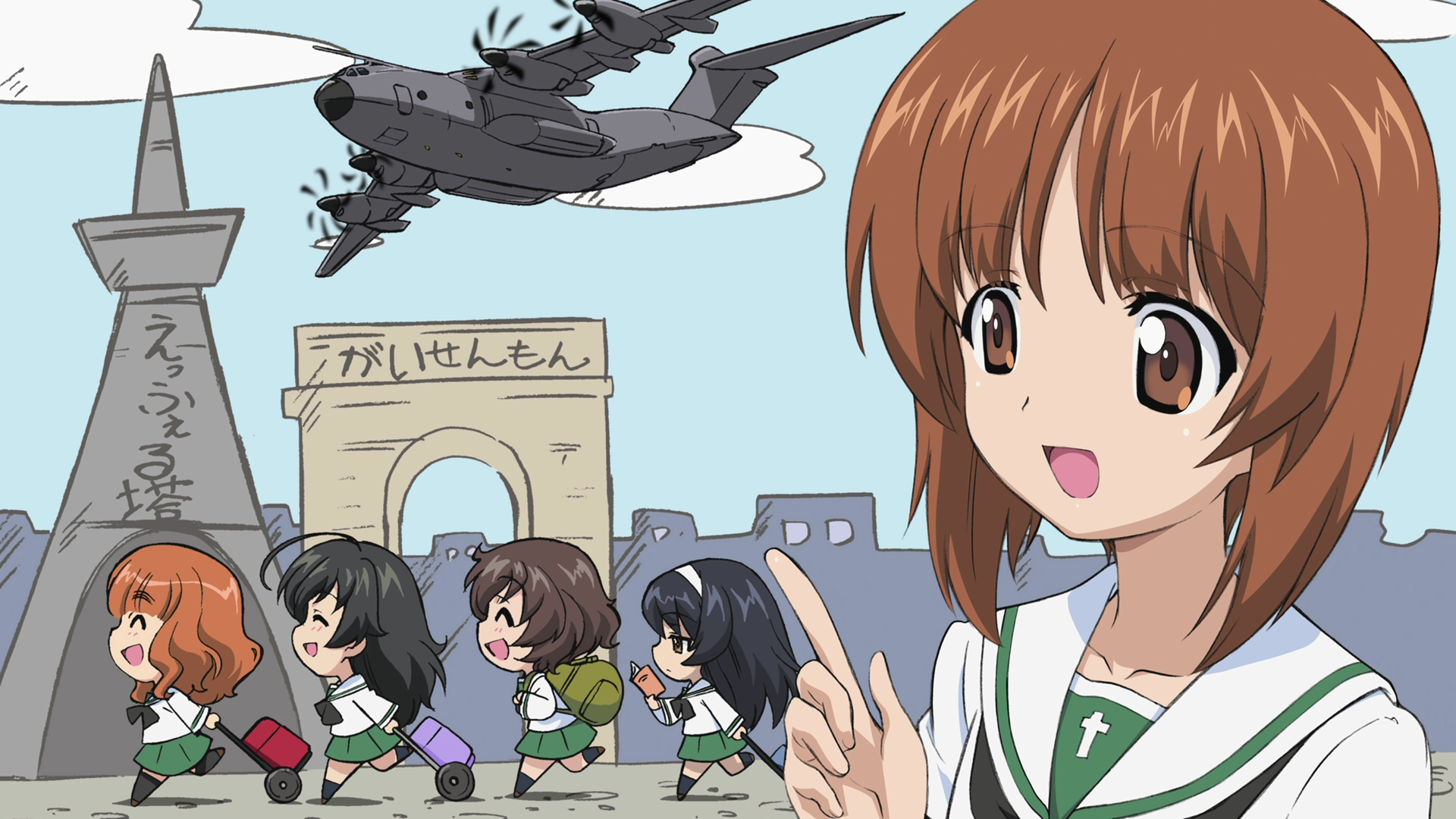 Download Anime Girls Und Panzer HD Wallpaper | 1920x1080 | Wallpaper Abyss