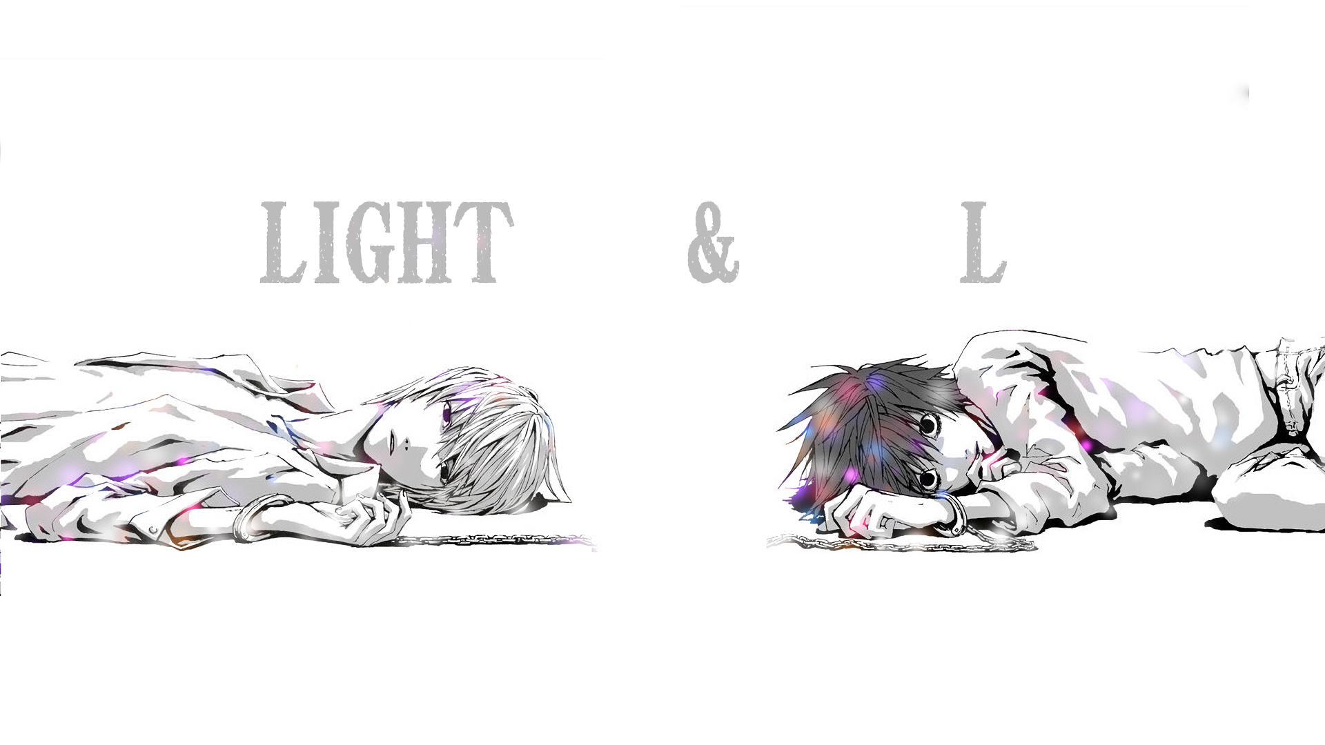 Death Note HD Wallpaper: Light & L