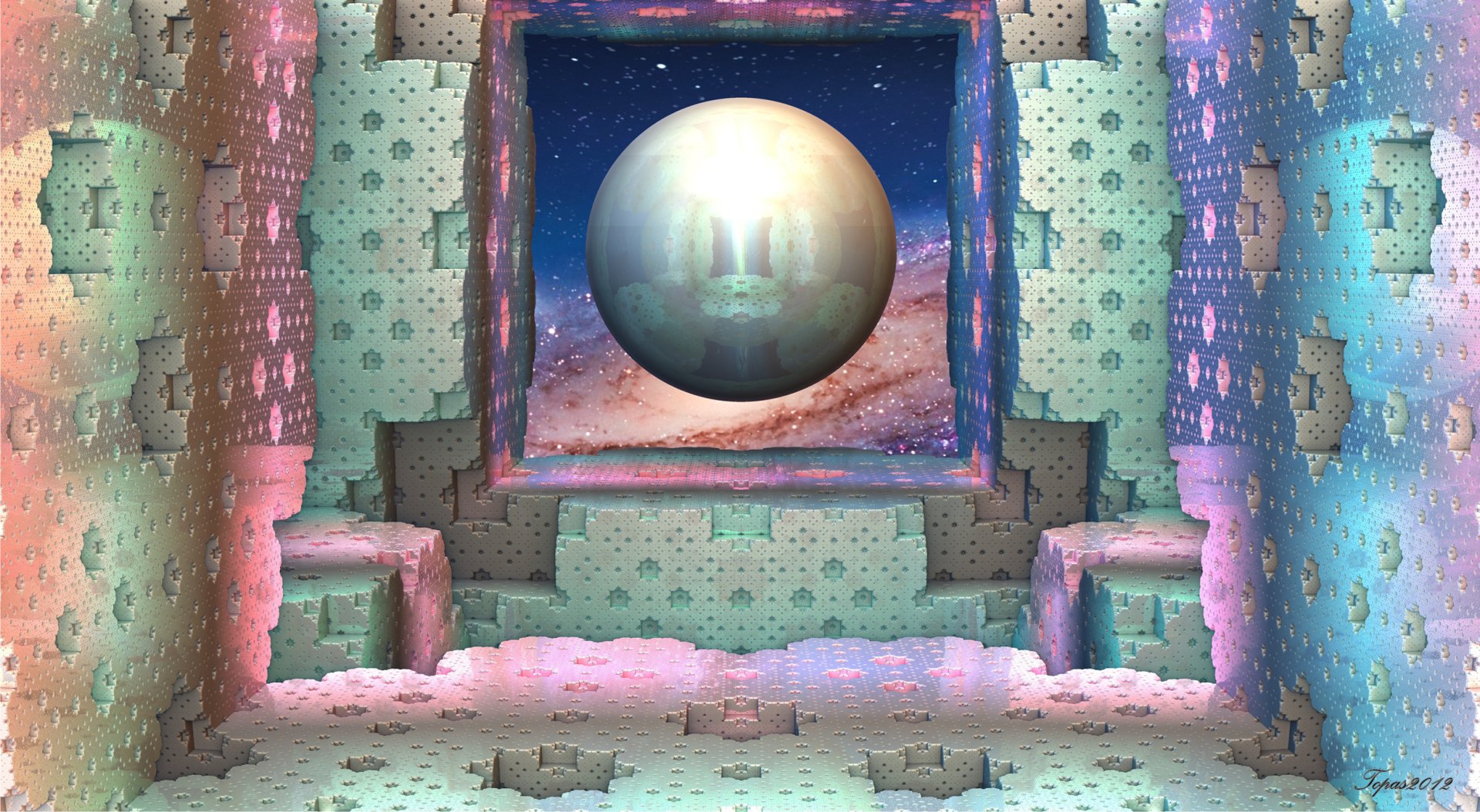 Download Sphere Shapes Colors Wall Abstract Mind Teaser HD Wallpaper by ...