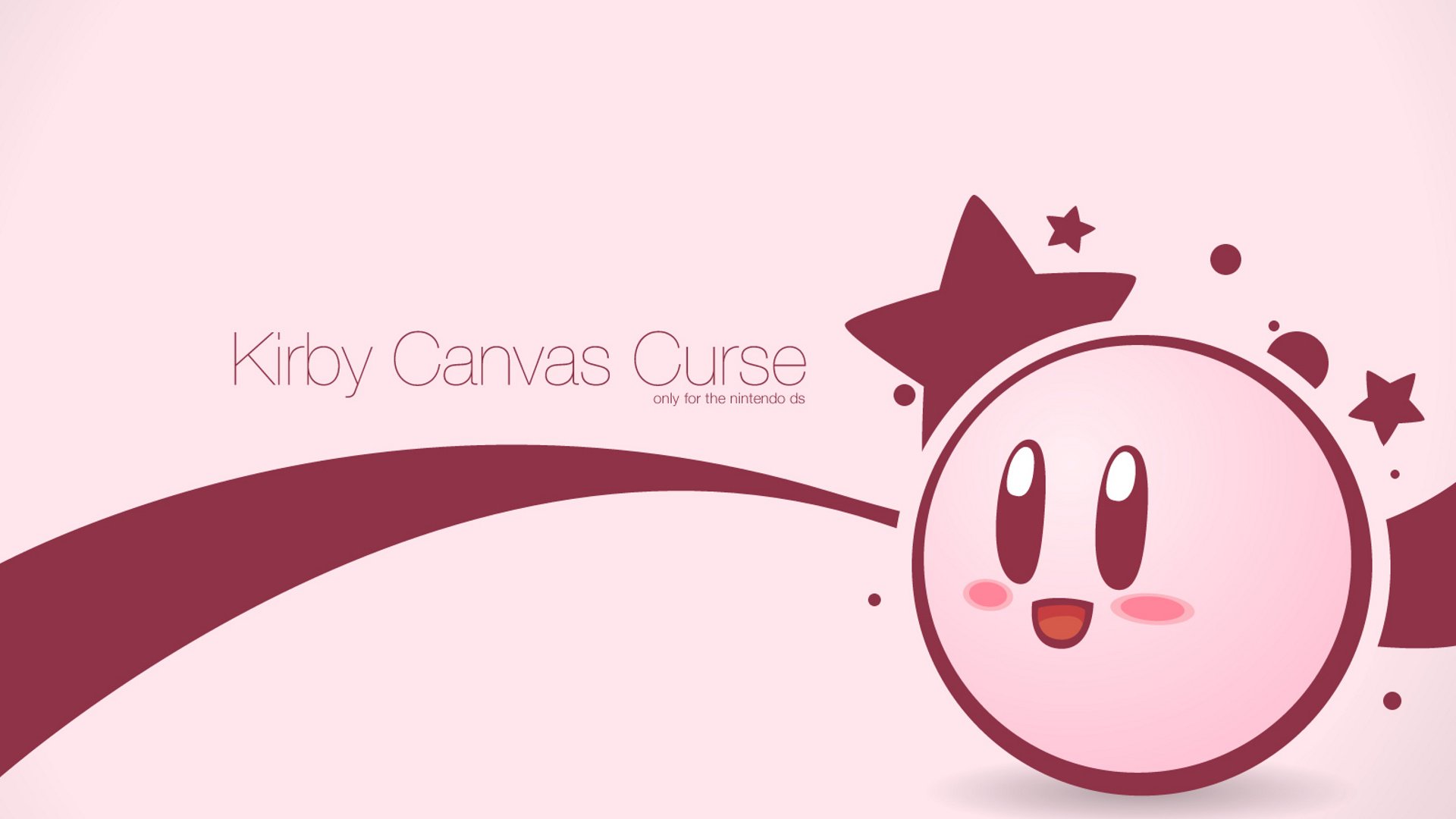 Kirby Canvas Curse HD Wallpaper – Charming Video Game Art | 1920x1080 ...