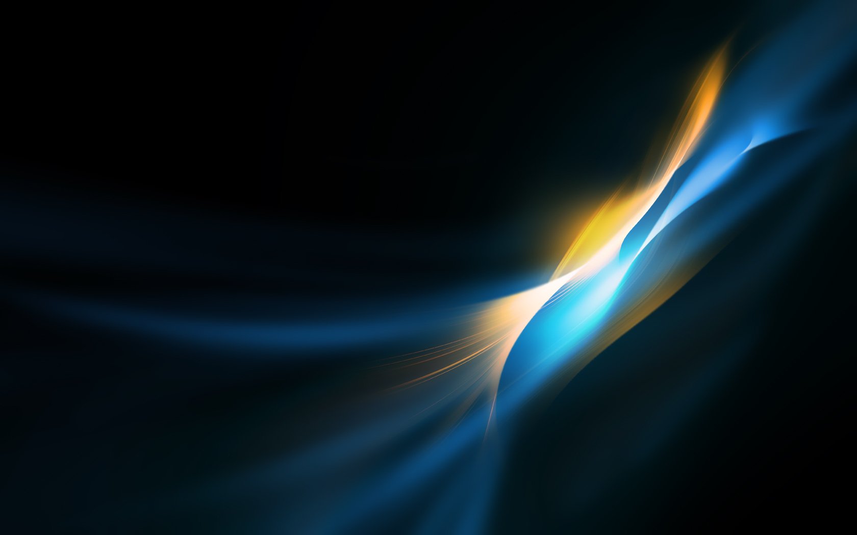Abstract Blue Essence - HD Wallpaper