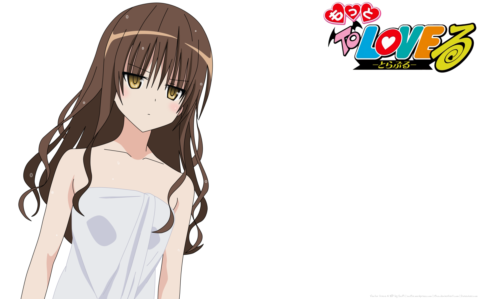 Mikan Yuuki HD Wallpaper | To Love-Ru Anime Elegance in Stunning Detail