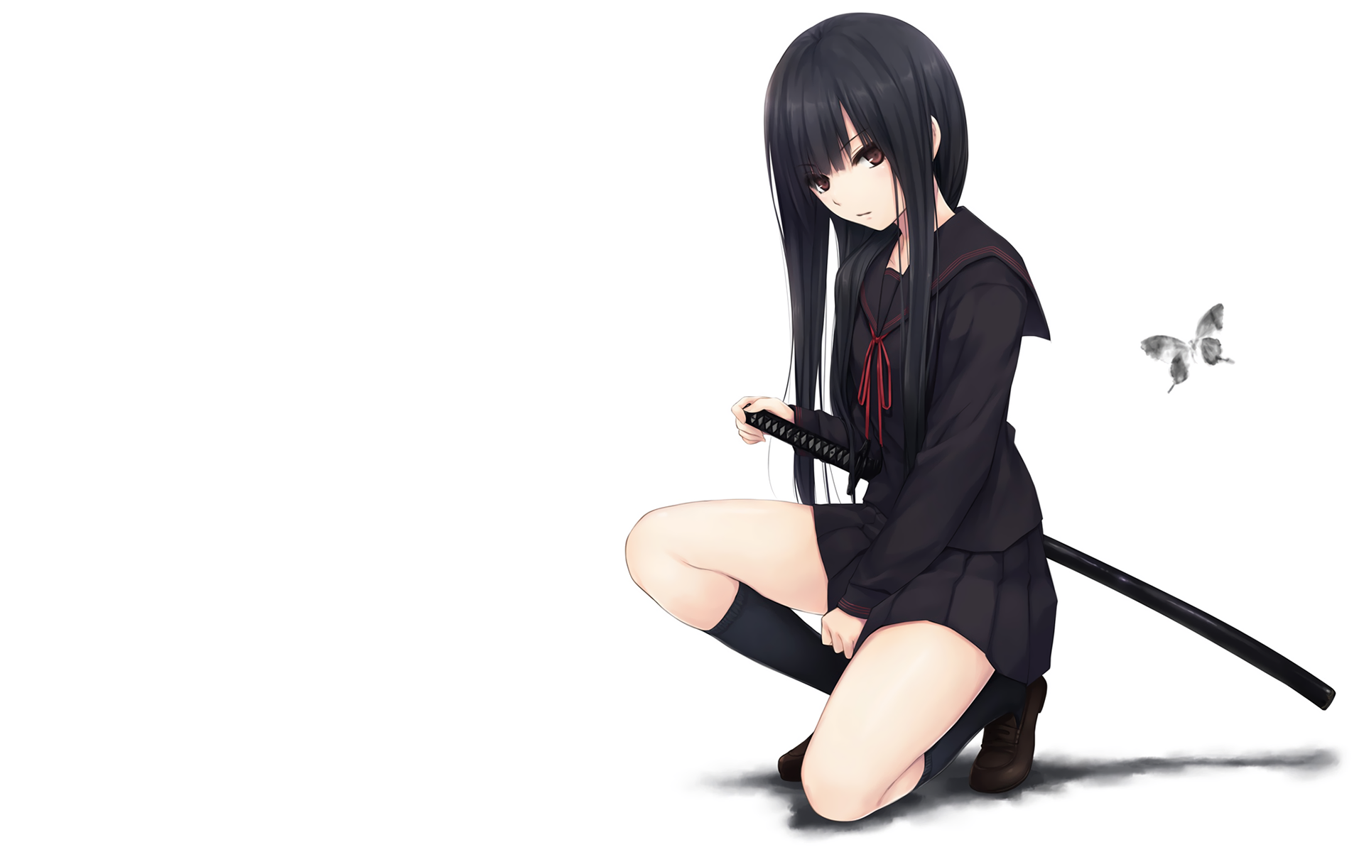 Akame's Resolve: HD Wallpaper of Akame from Akame Ga Kill! by Coffee-Kizoku