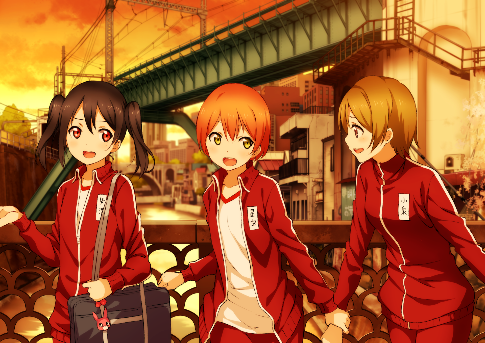 Sunset Sprint — Love Live! Trio: Nico, Rin & Hanayo (HD Wallpaper ...