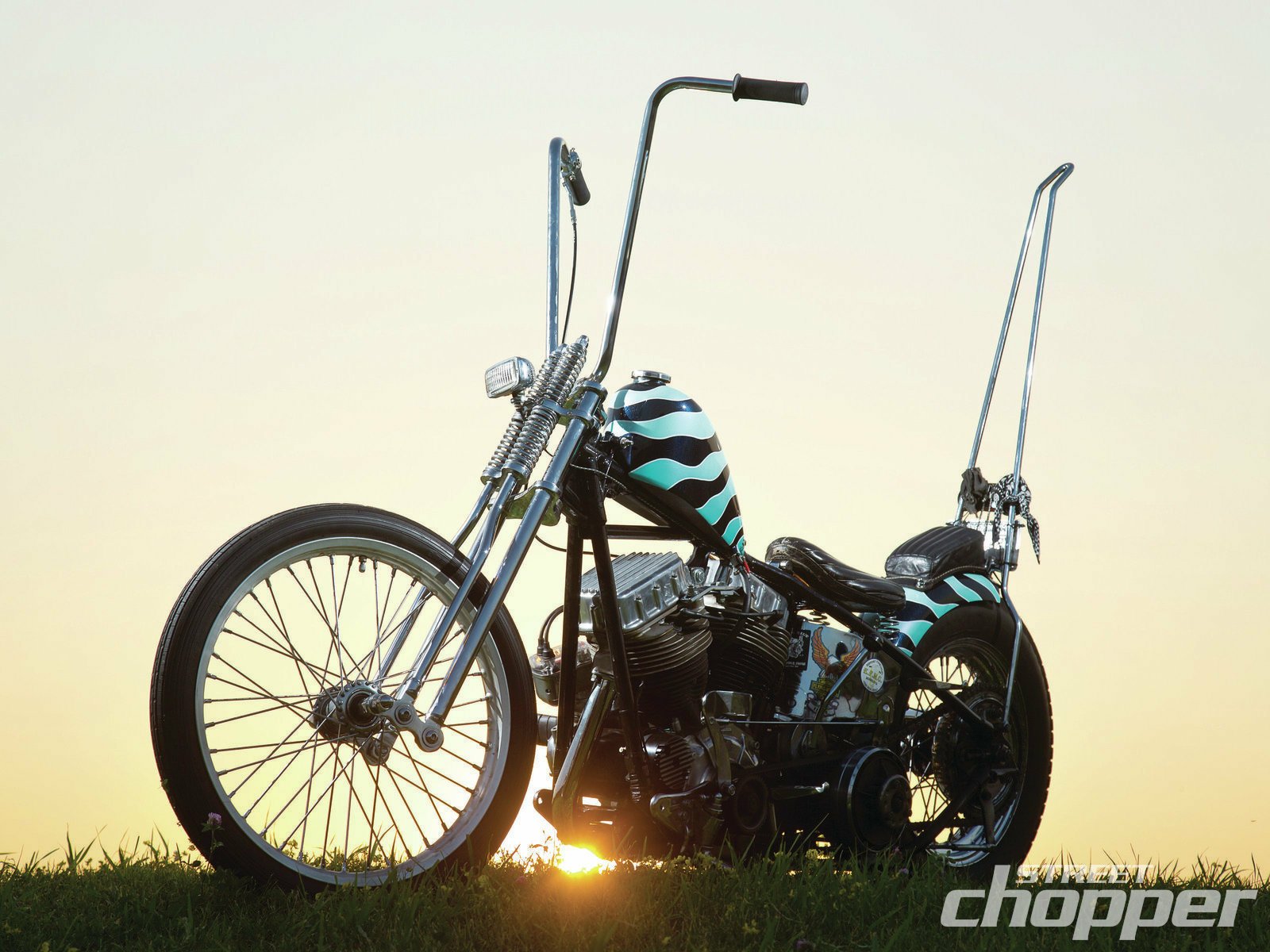 Download Motorcycle Vehicle Chopper Wallpaper