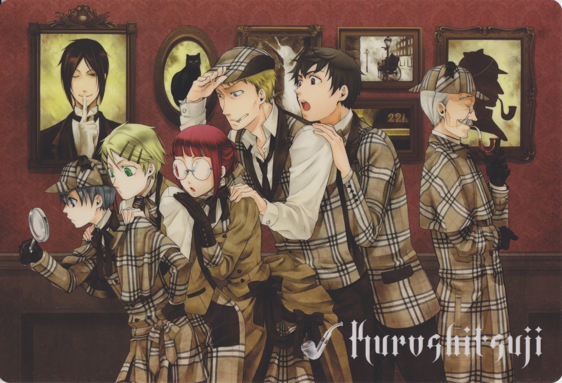 Black Butler Anime HD Wallpaper: Mystery Detectives Unite