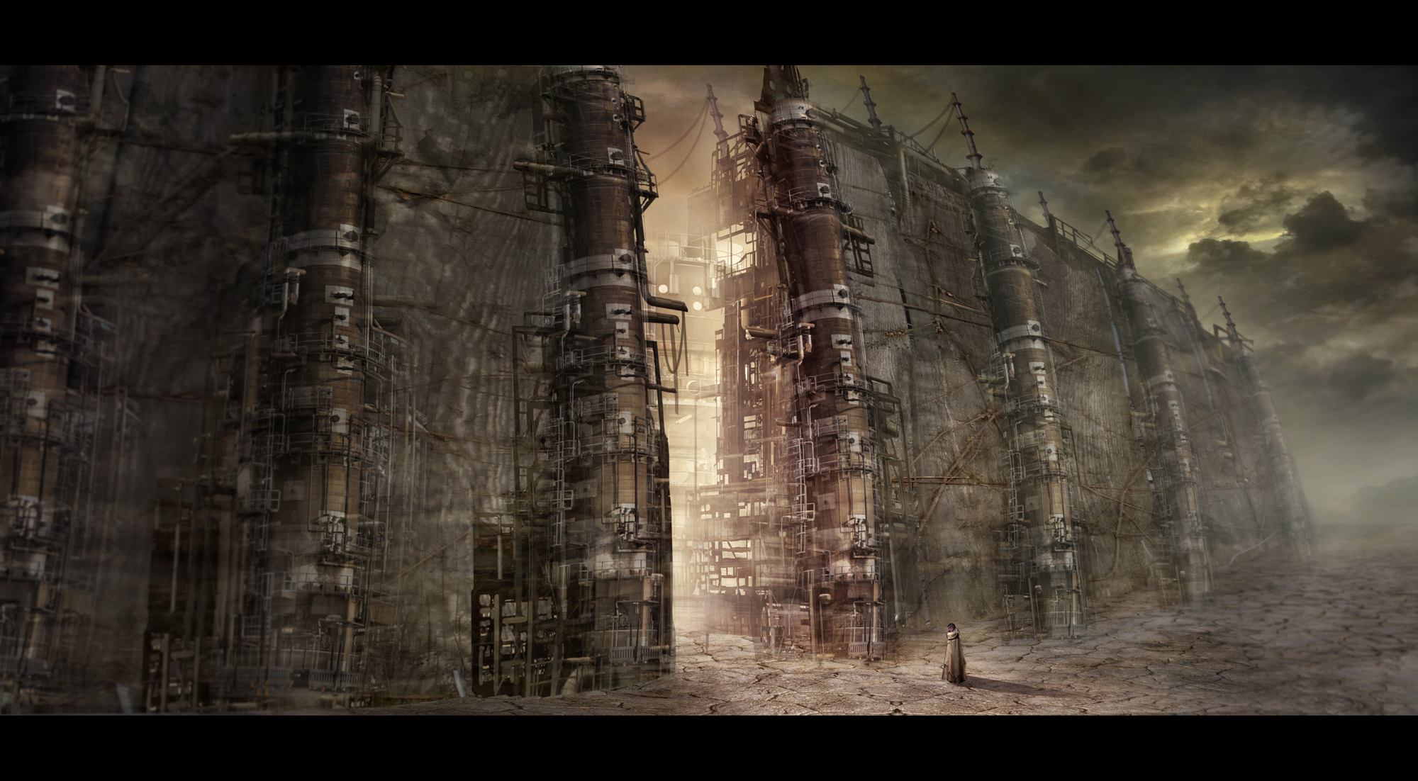 Original Anime HD Wallpaper: A Vision of the Future