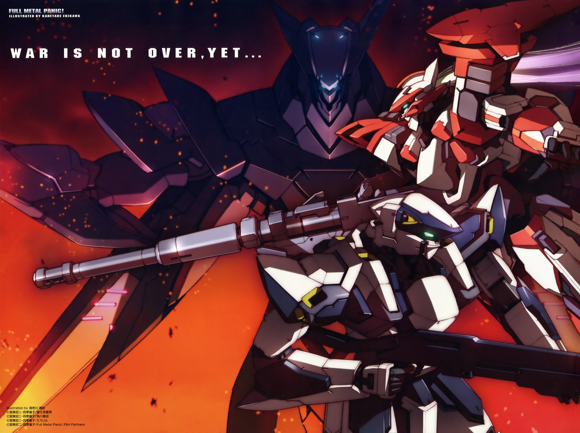 Full Metal Panic! 4K Ultra HD Anime Mecha Wallpaper – War Continues