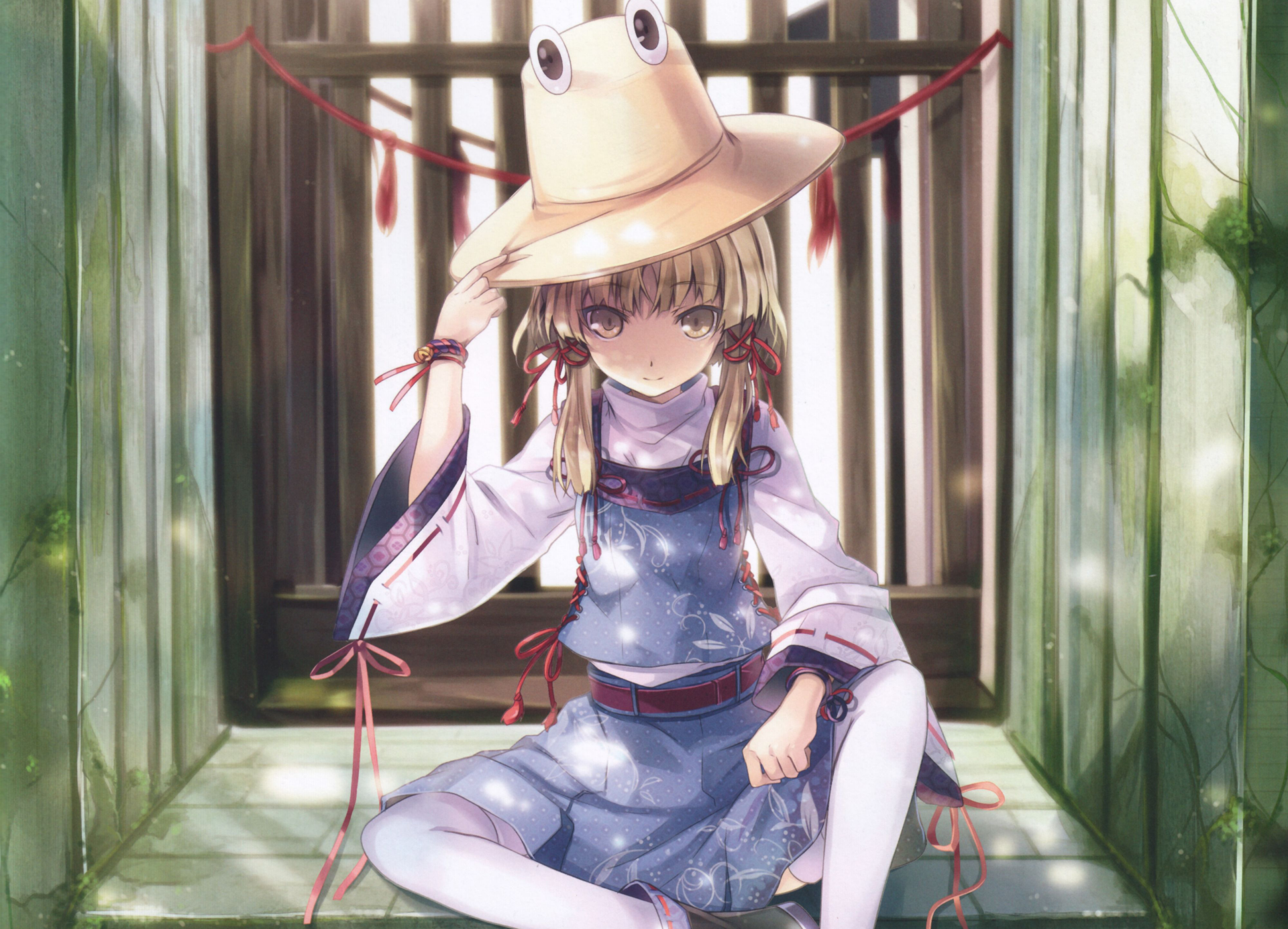 Suwako Moriya 4K Ultra HD Anime Wallpaper | Enigmatic Touhou Charm