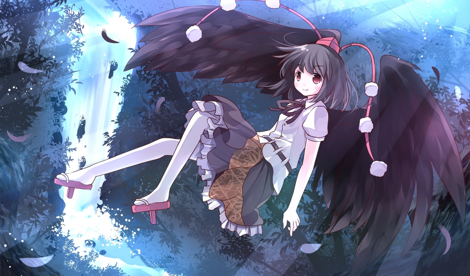 Aya Shameimaru — Tengu Reporter in Flight (Touhou HD Wallpaper ...