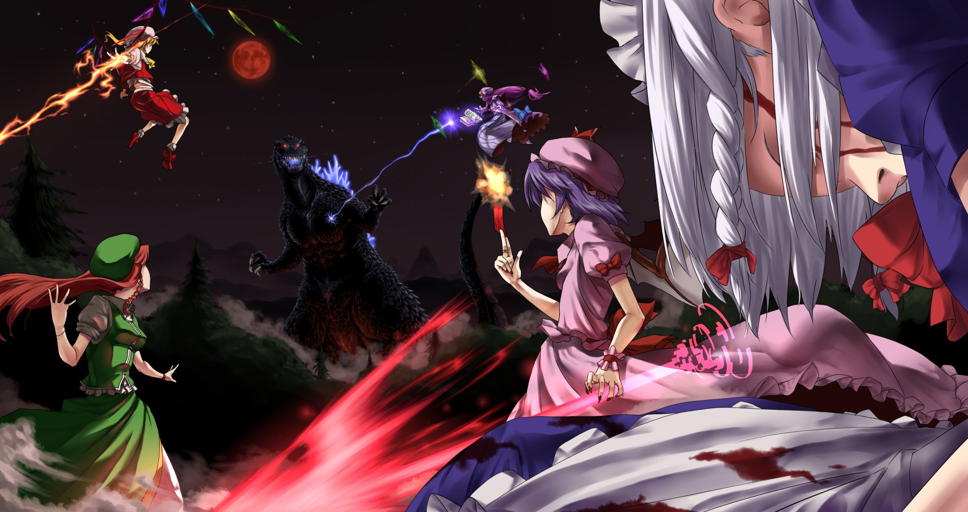 Download Remilia Scarlet Hong Meiling Flandre Scarlet Patchouli ...