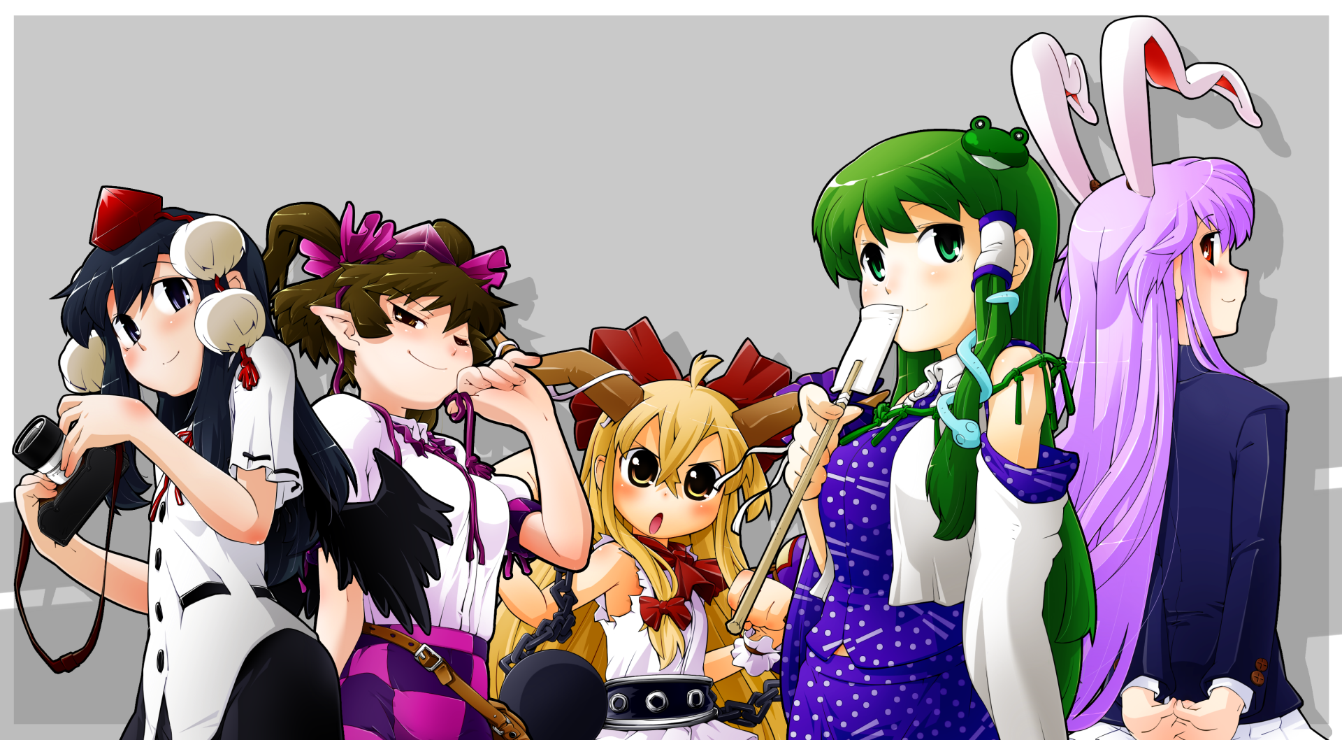 Anime Touhou HD Wallpaper