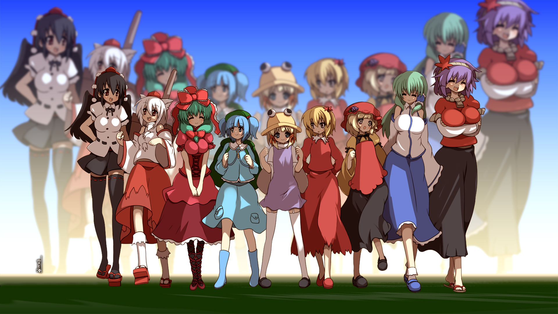Download Anime Touhou HD Wallpaper