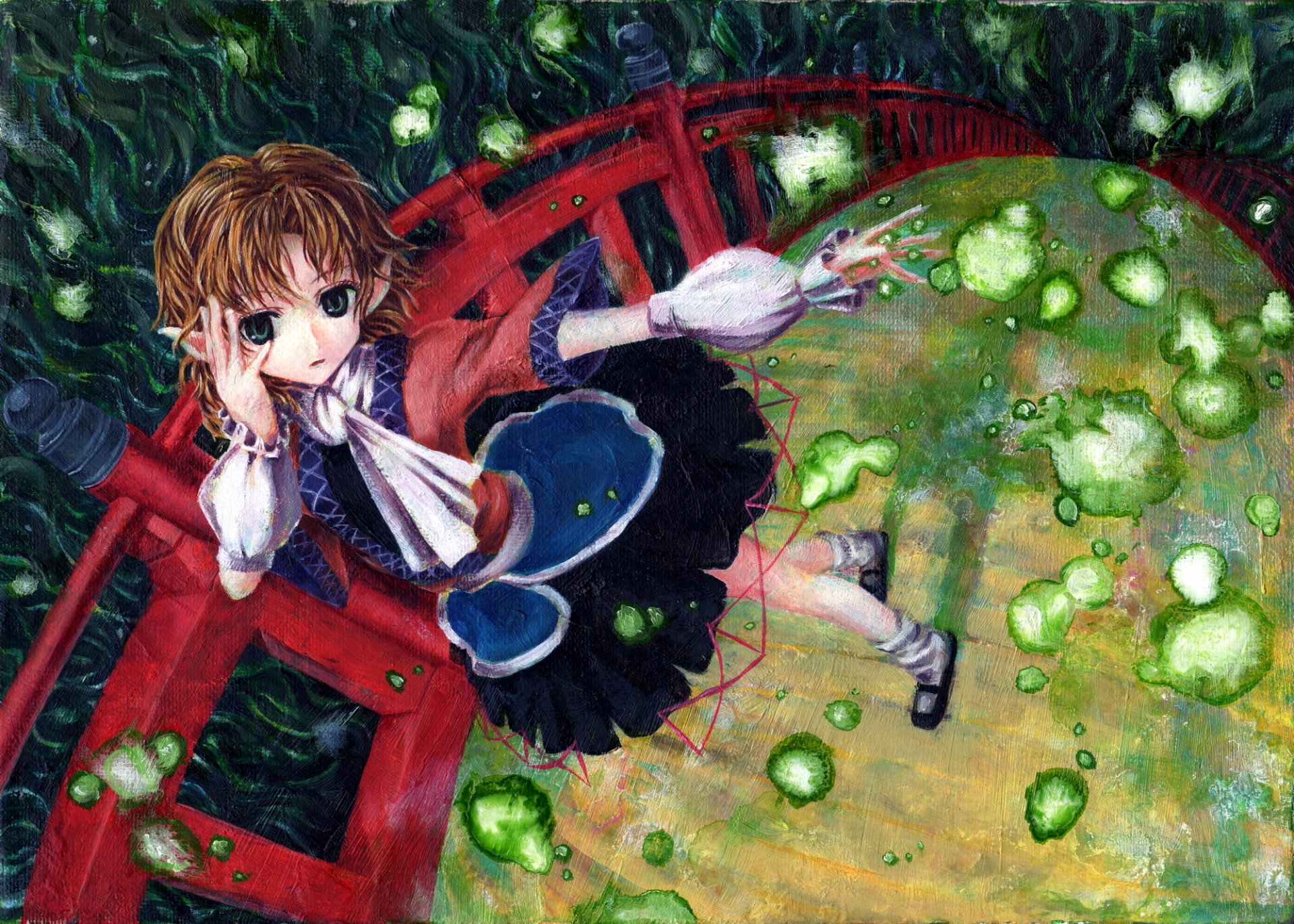 Anime Touhou HD Wallpaper