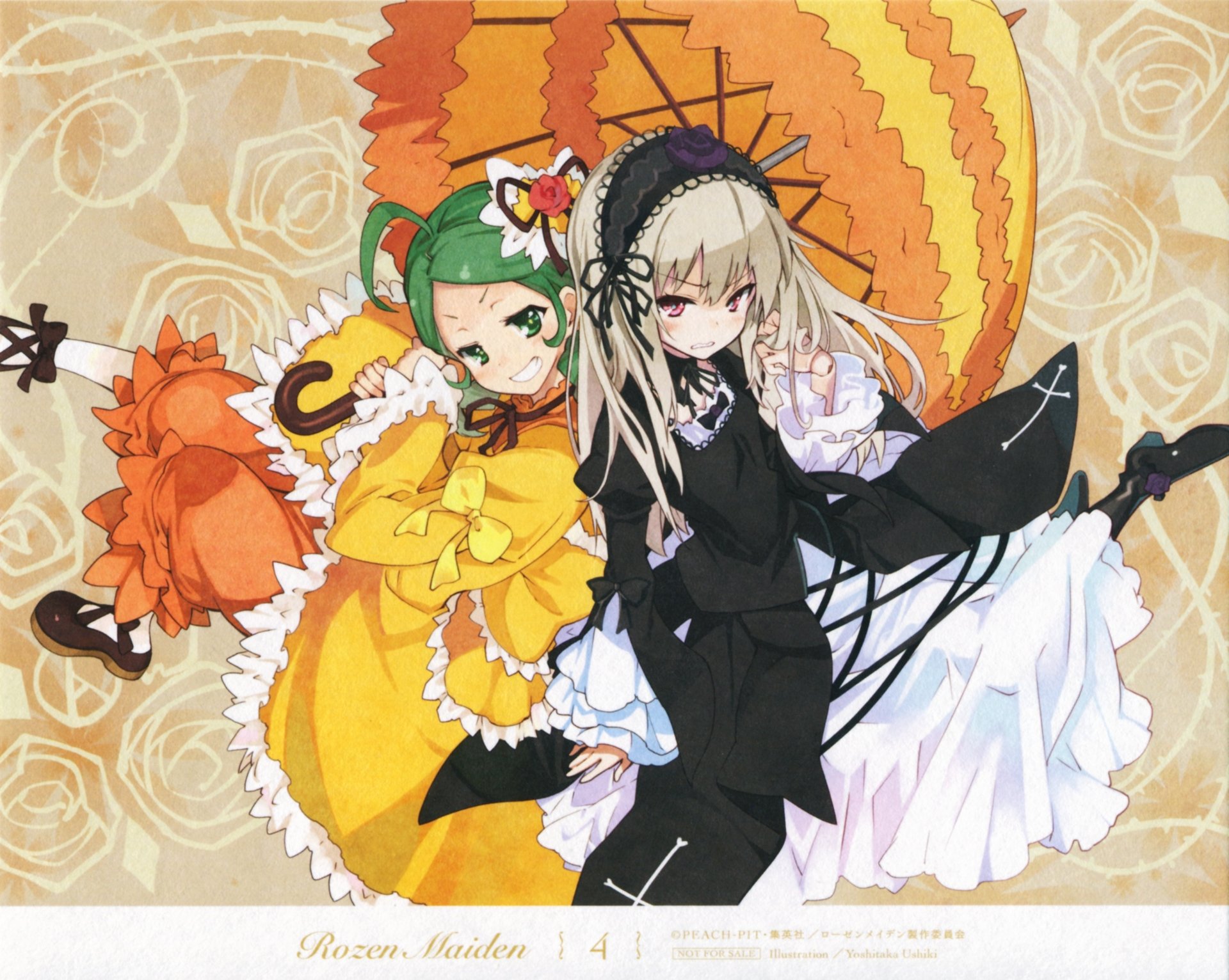 Download Suigintou (Rozen Maiden) Kanaria (Rozen Maiden) Anime Rozen ...