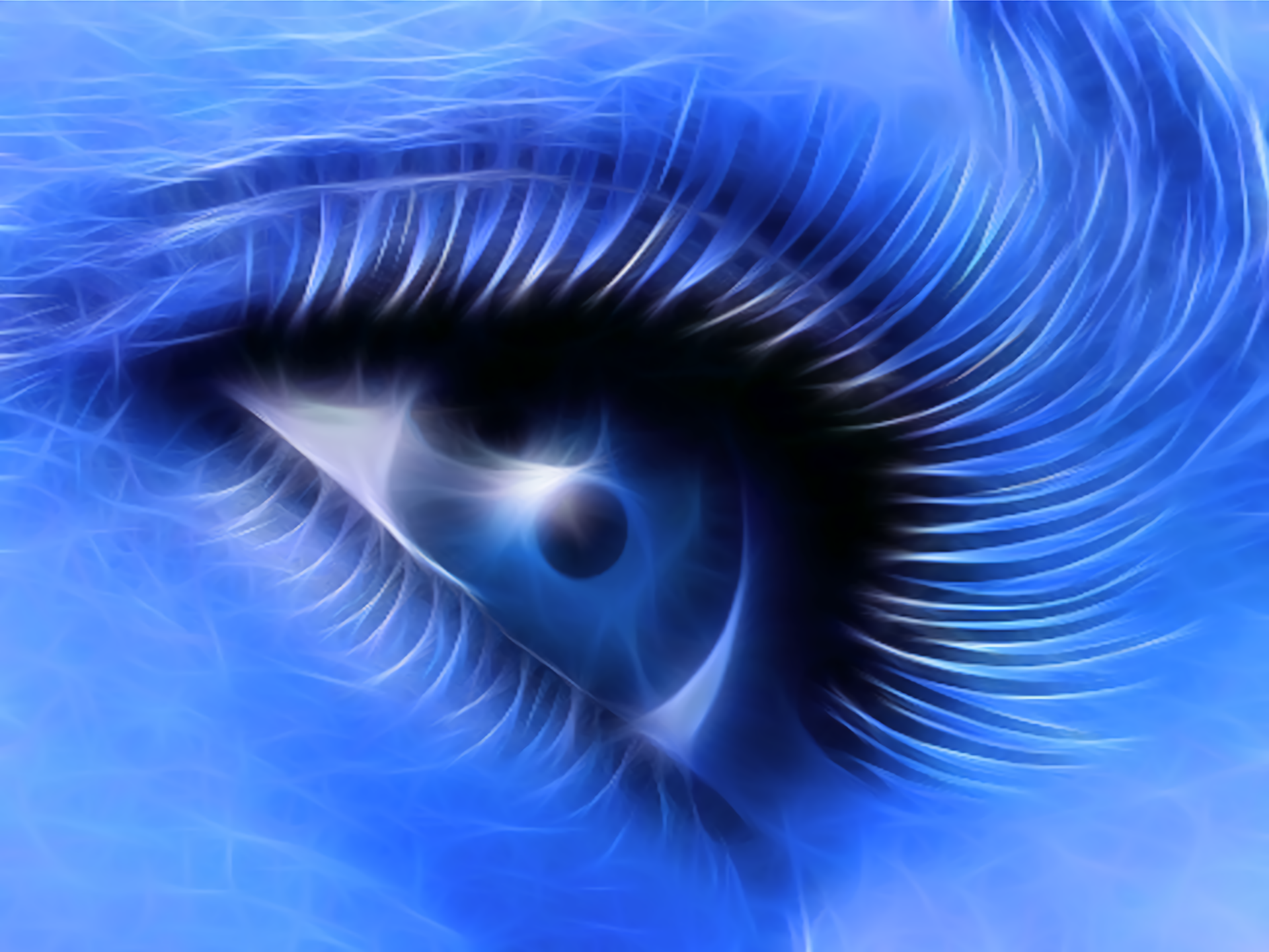 Download Blue Artistic Eye HD Wallpaper