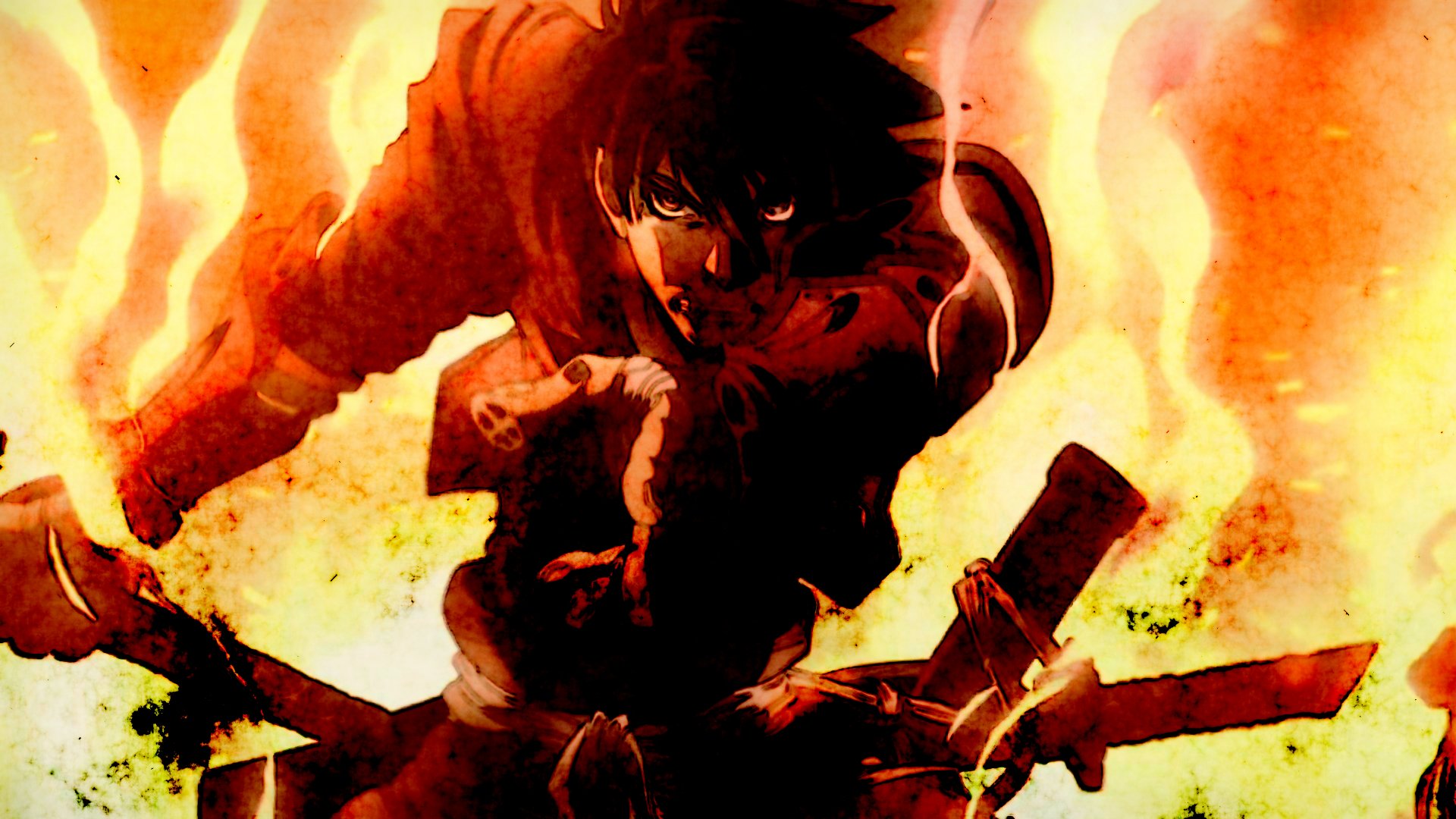 Toyohisa Shimazu Blaze – Drifters Anime HD Wallpaper
