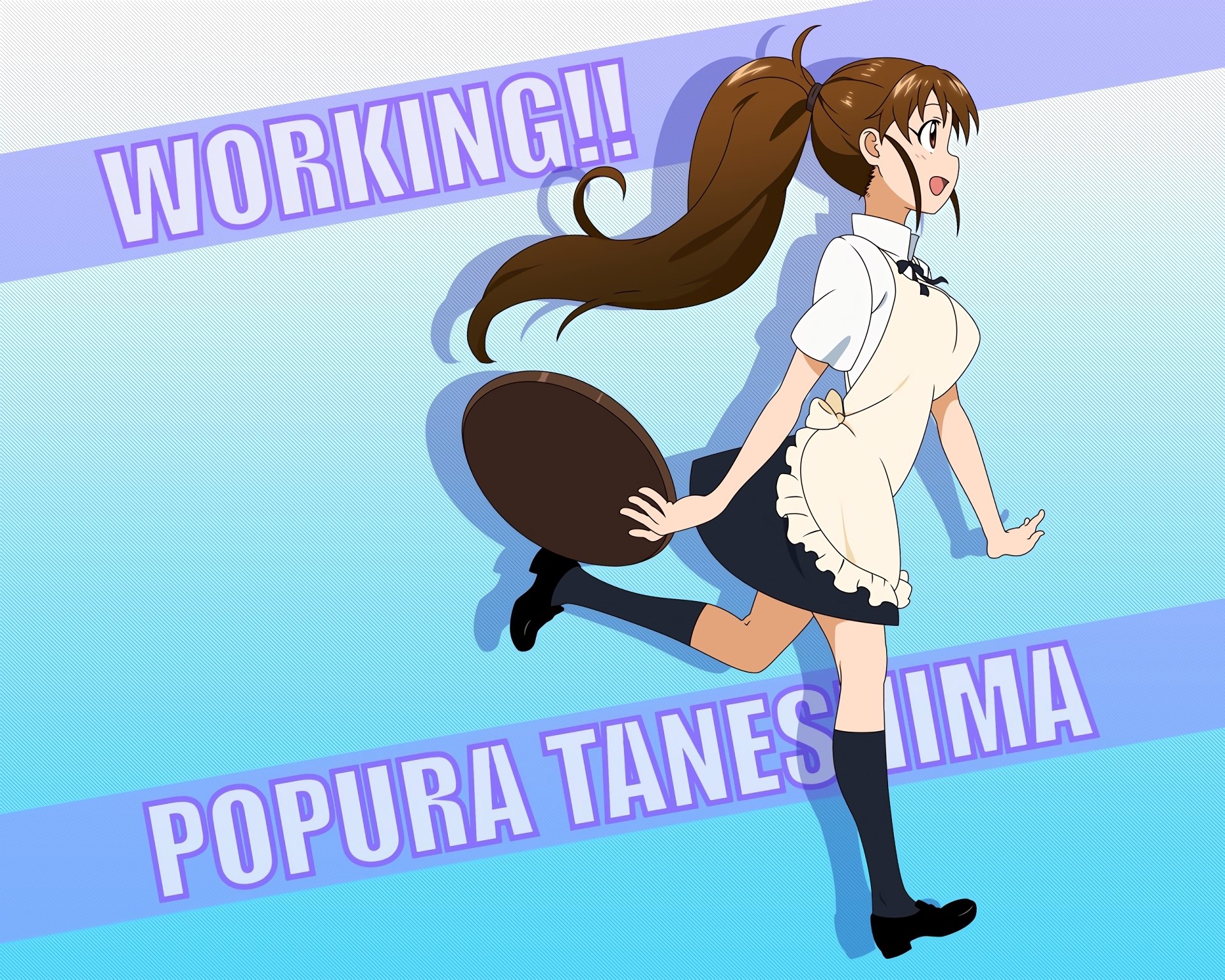 Download Popura Taneshima Anime Working!! HD Wallpaper