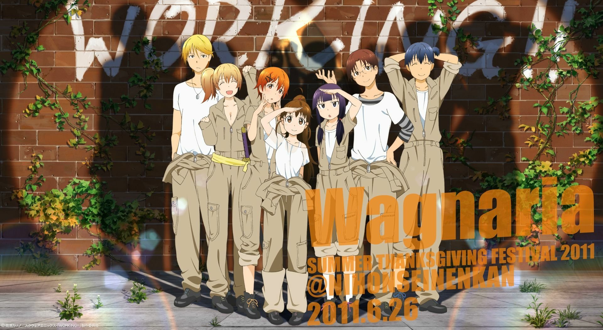 Download Anime Working!! Wallpaper