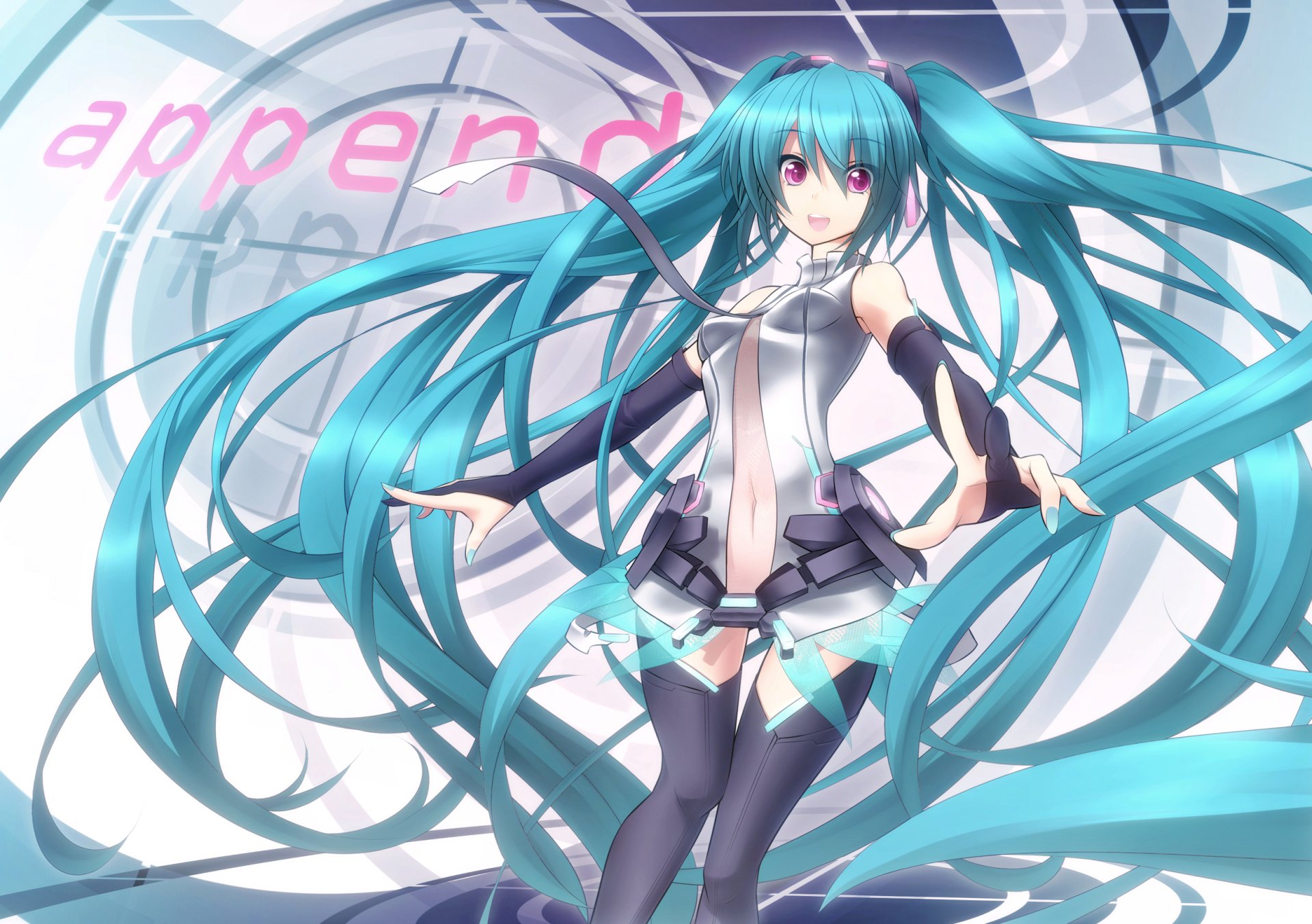 Hatsune Miku: Vibrant Vocaloid HD Wallpaper | 2480x1748 | Wallpaper Abyss