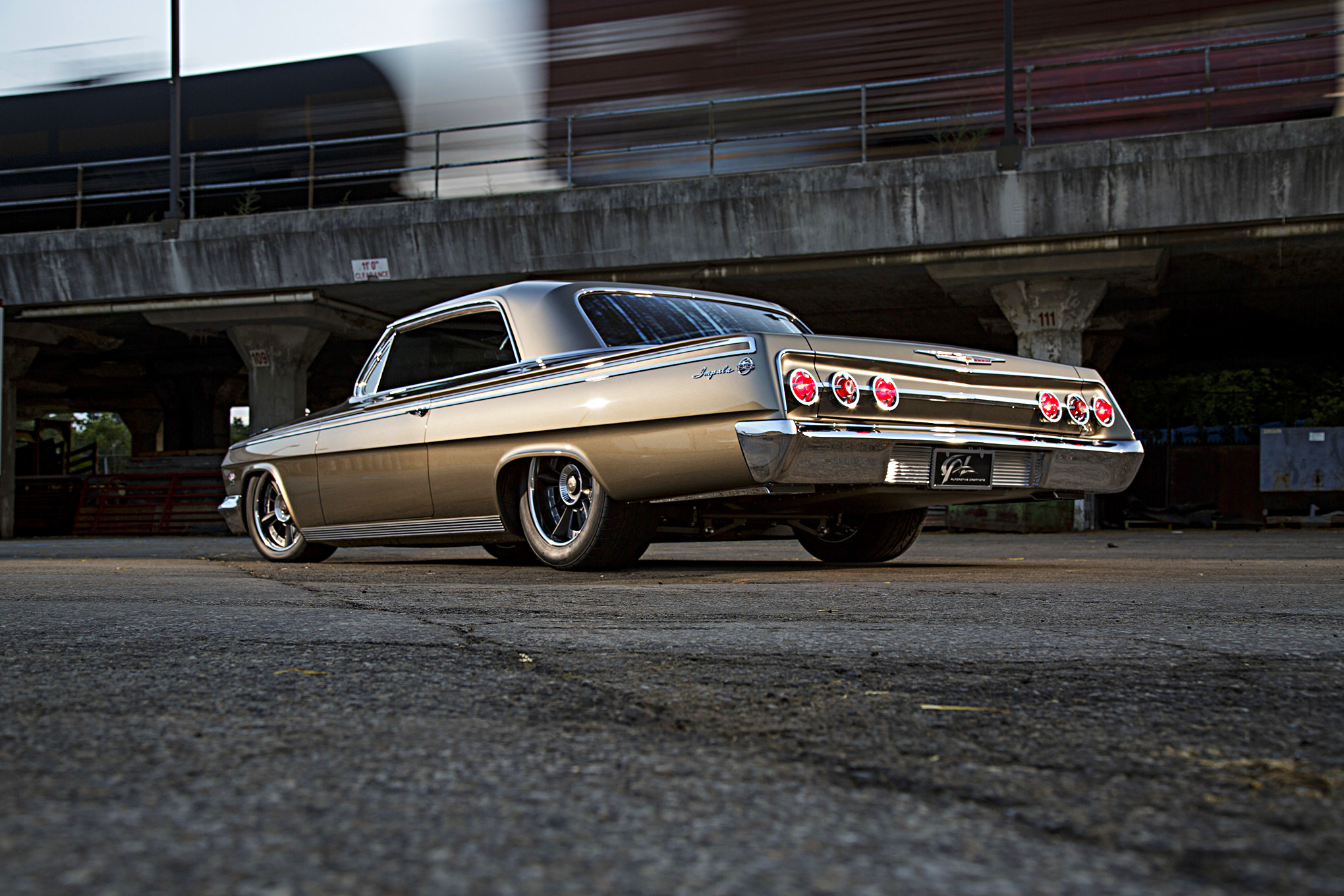 Download Muscle Car Hot Rod Vehicle Chevrolet Impala HD Wallpaper