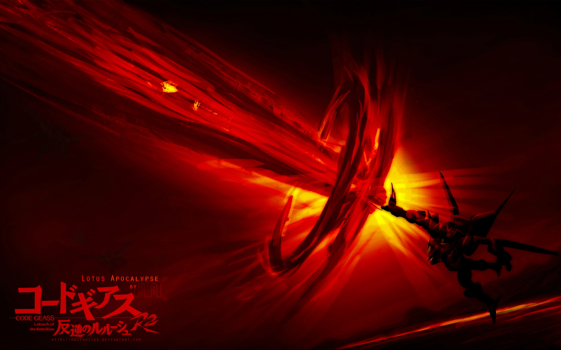 Code Geass Anime HD Wallpaper: Fiery Apocalypse
