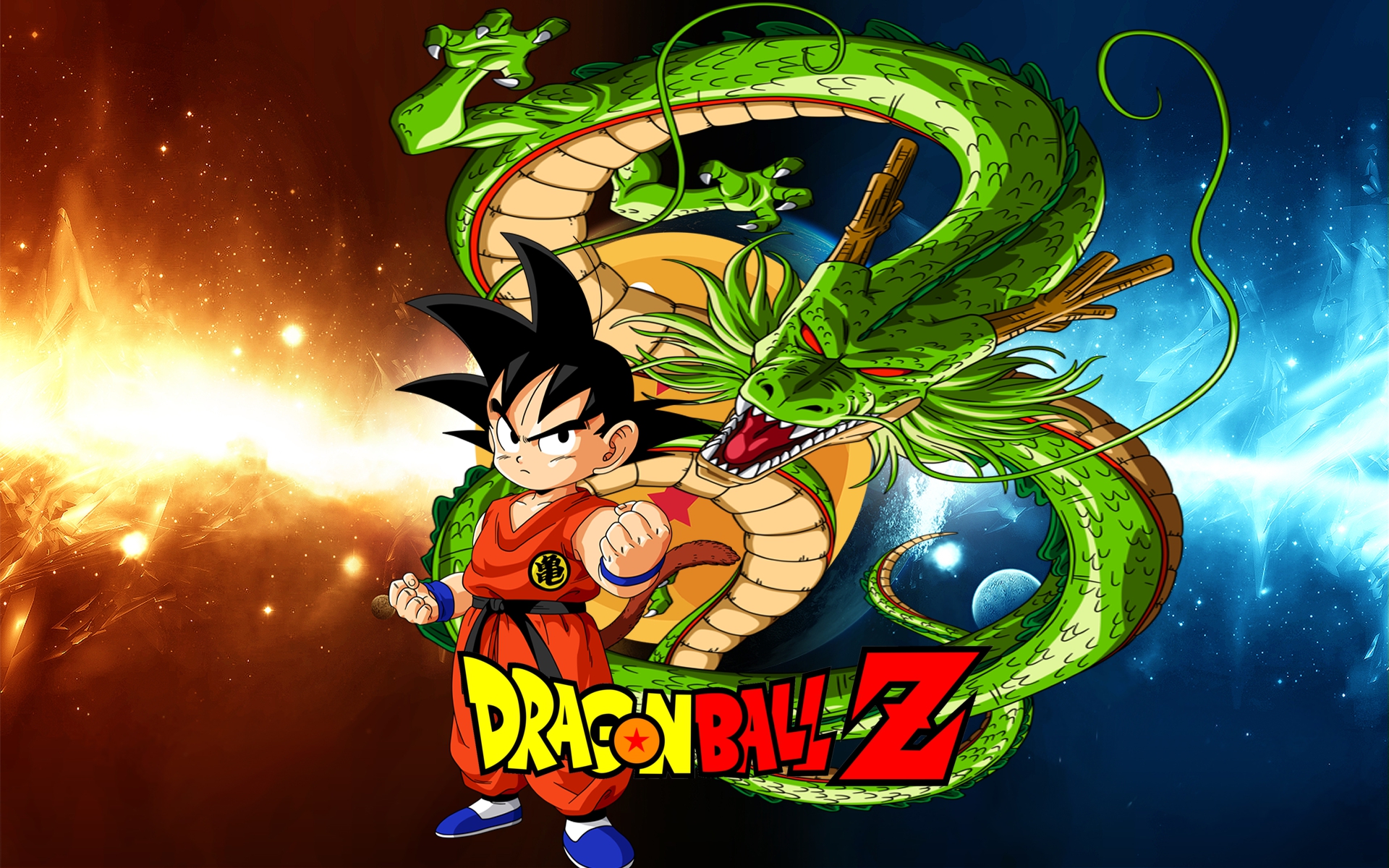 Dragon Ball Z Epic HD Wallpaper – Goku and Shenron Unite
