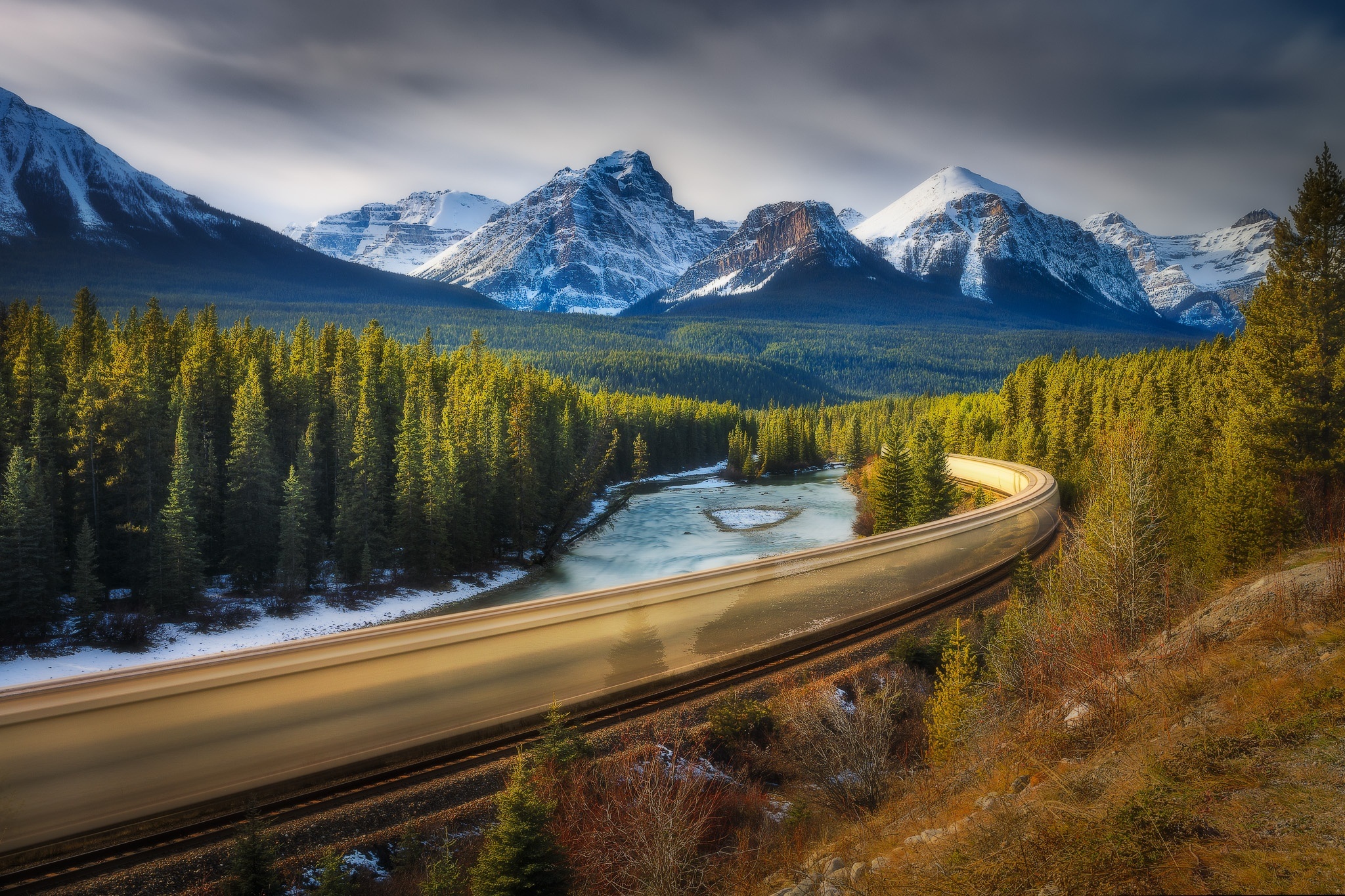Download Mountain Forest Time Lapse Train Railroad Photography ...
