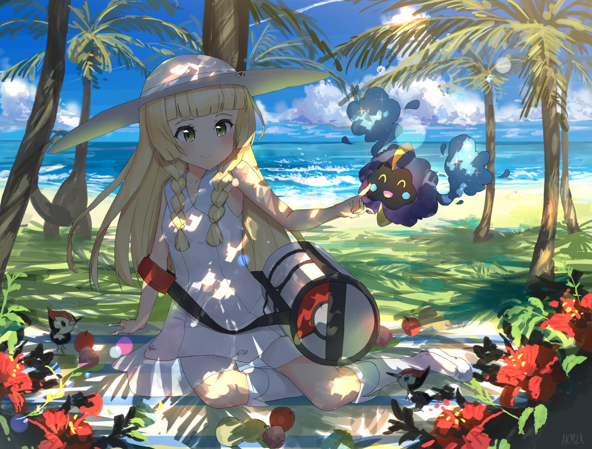 Pokémon Sun & Moon HD Wallpaper – Tropical Island Adventure