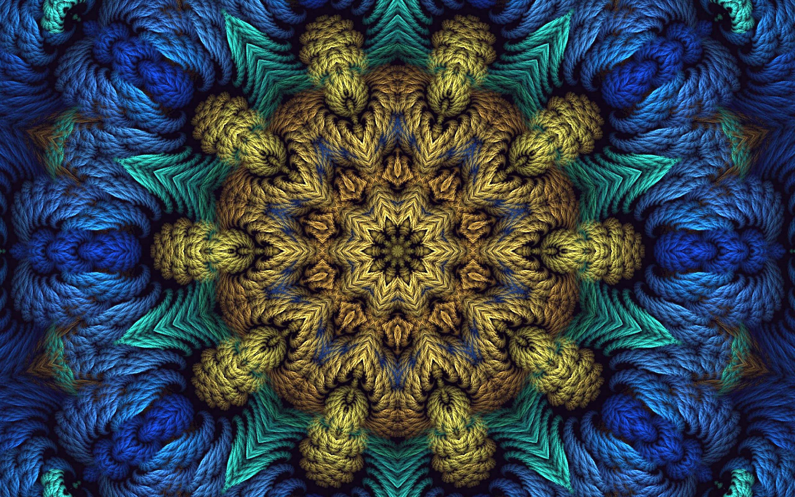 Download Blue Abstract Fractal Abstract Blue HD Wallpaper