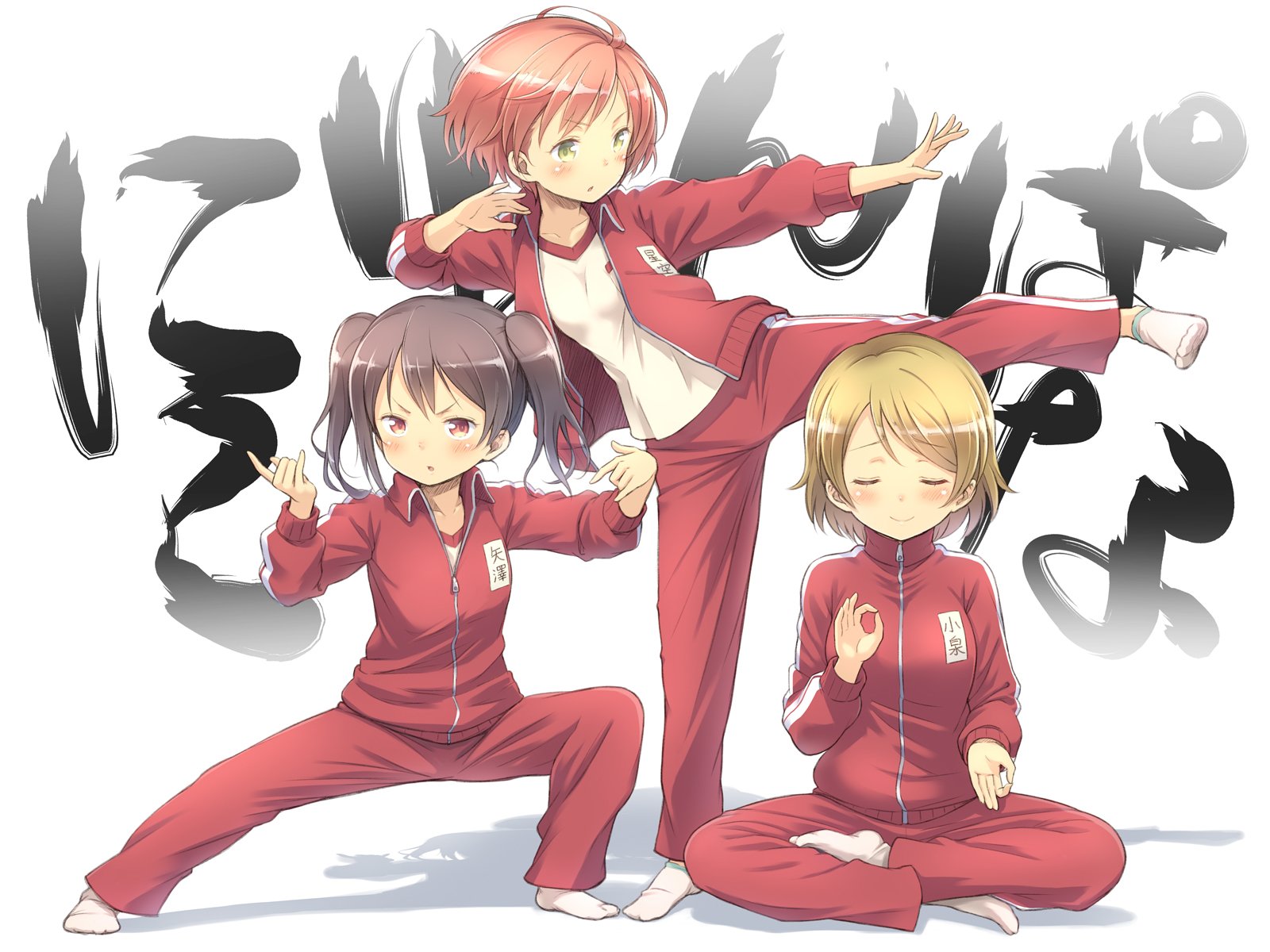 Cheerful Trio: Rin, Nico & Hanayo — Love Live! HD Wallpaper by 九韻寺51号