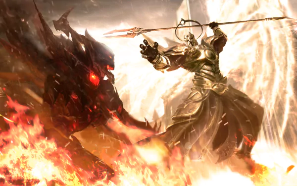 Infernal Sovereign — Diablo IV Demon HD Wallpaper