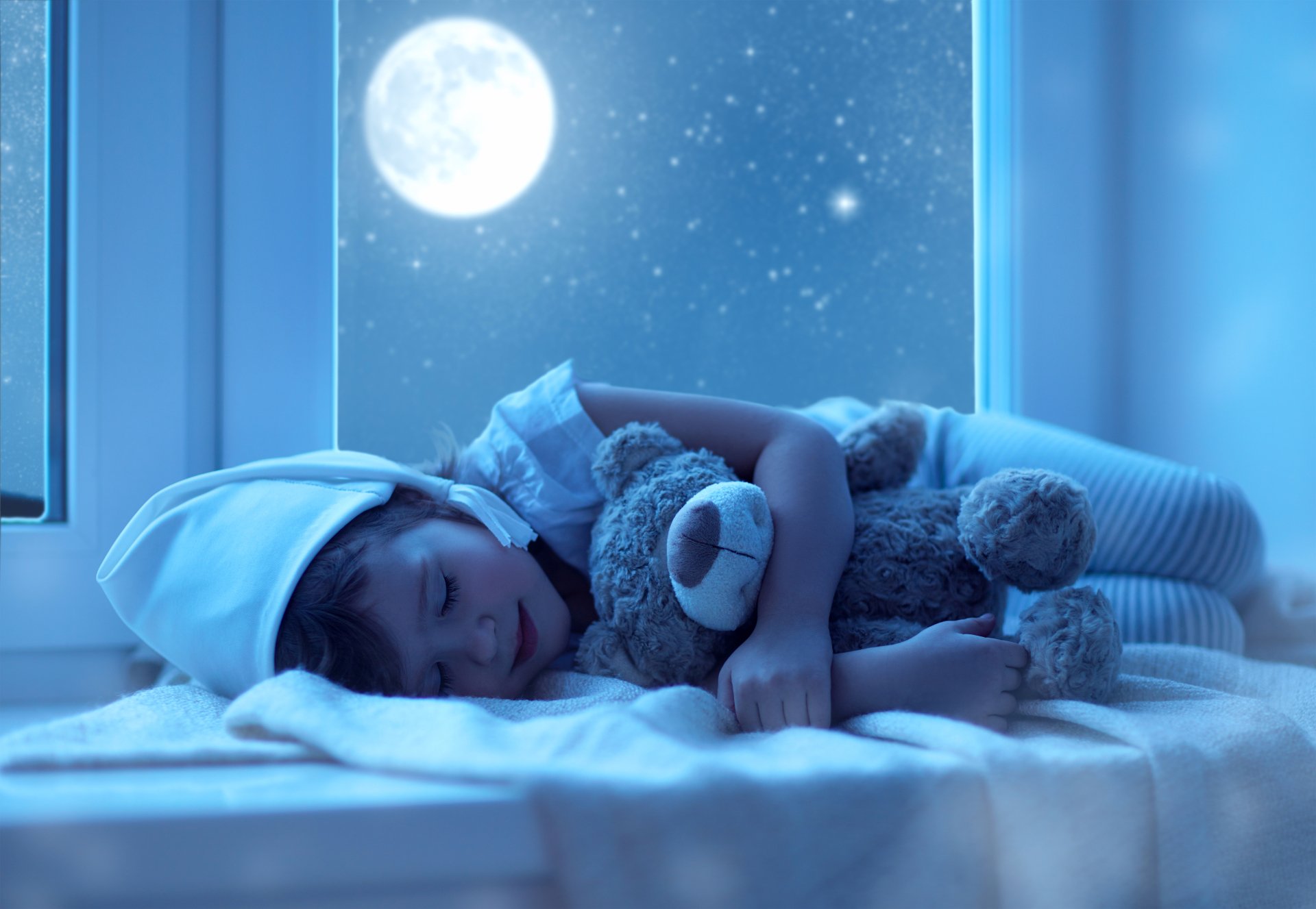 Download Moon Window Christmas Little Girl Photography Child 4k Ultra ...