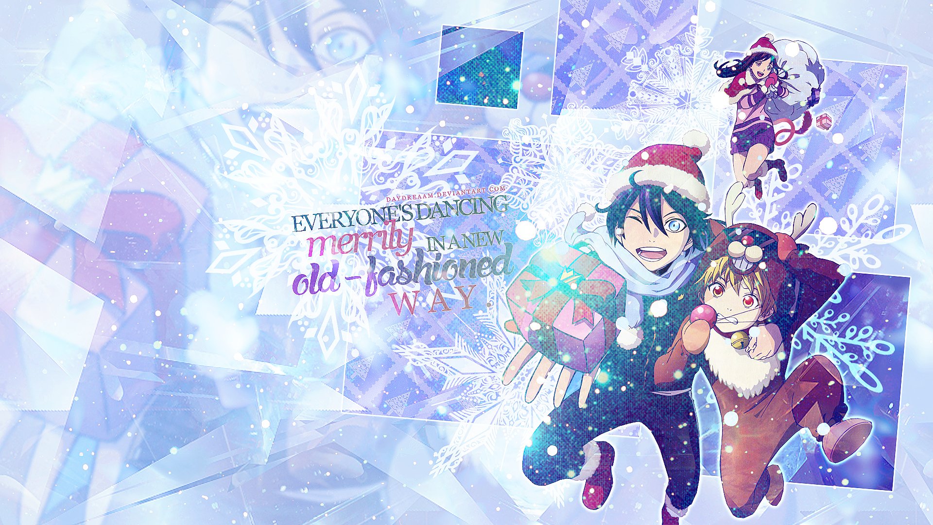 Noragami Christmas Anime HD Wallpaper by princessLINDA