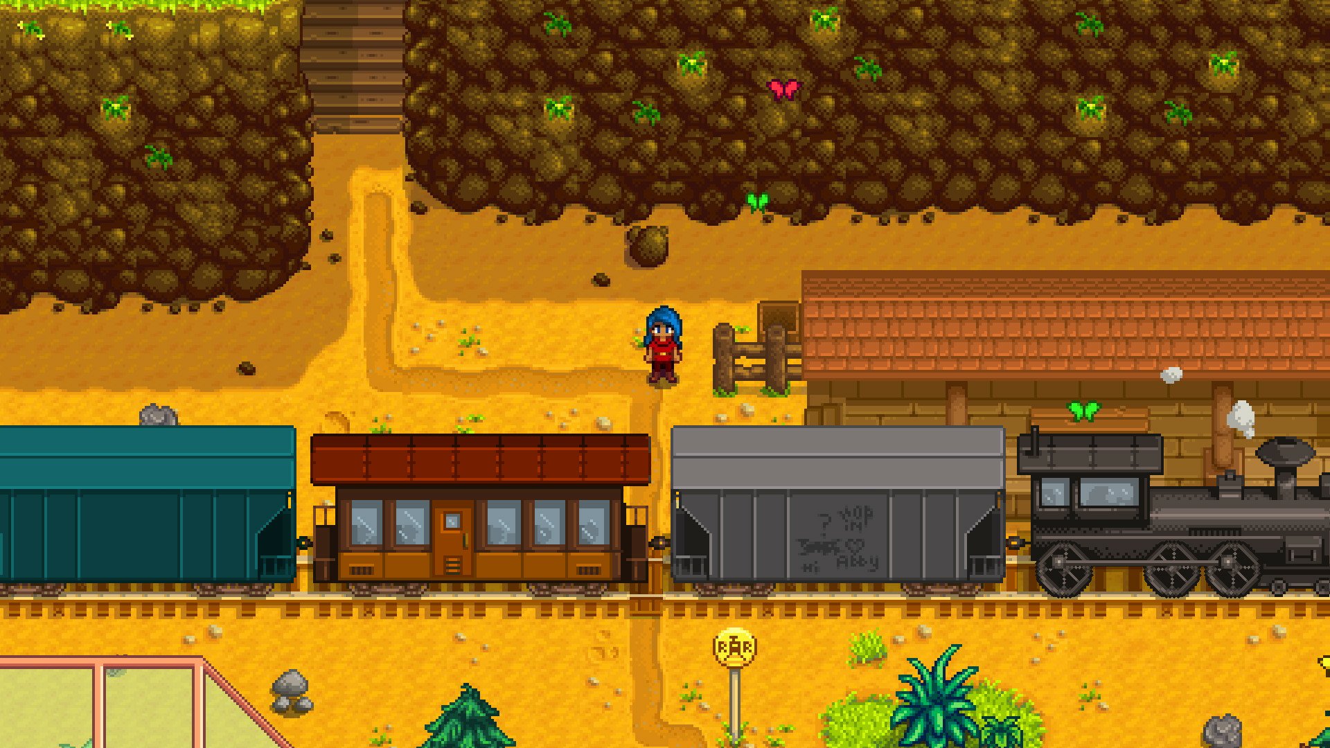 Stardew Valley Train Station HD Wallpaper