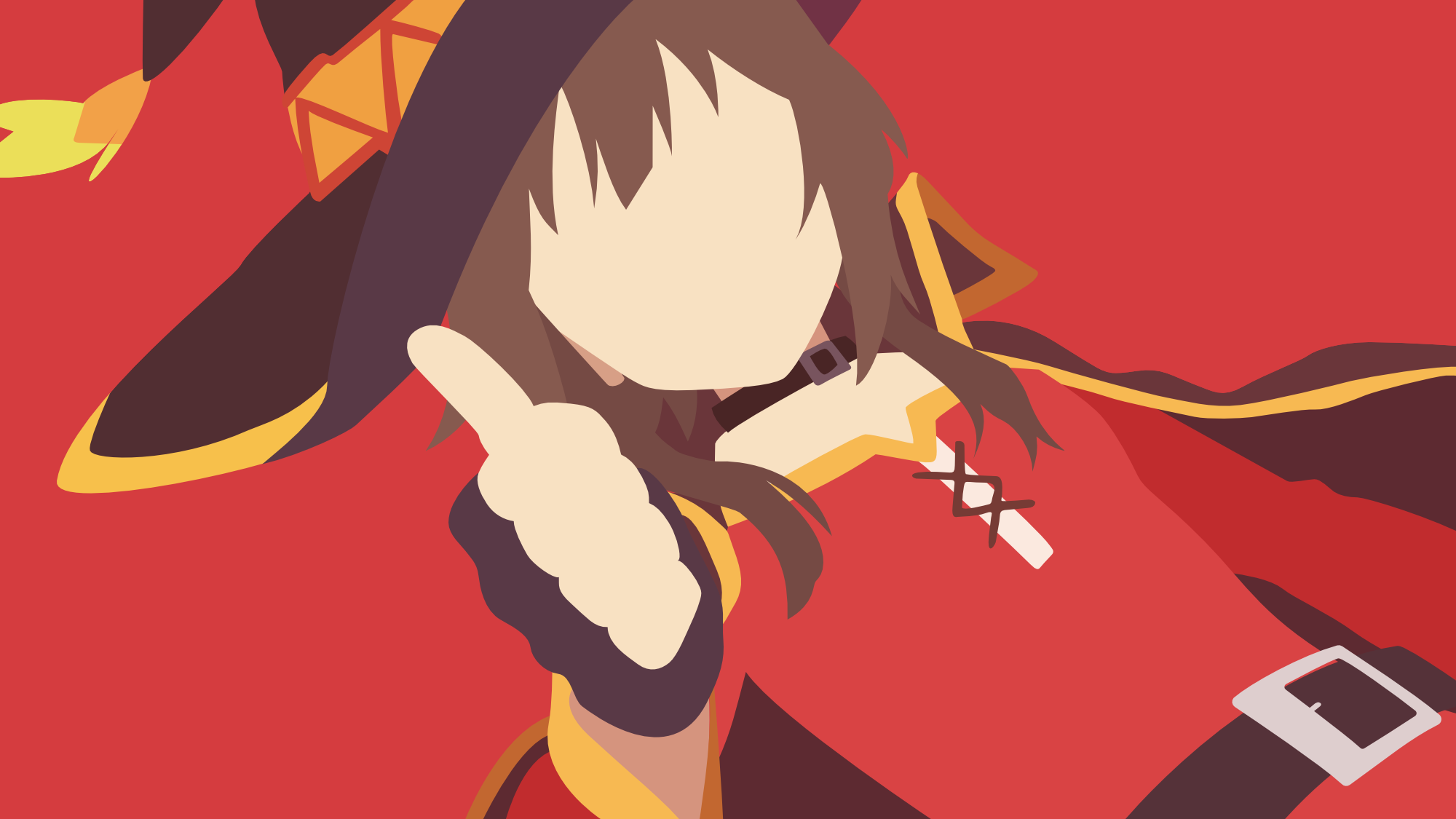 Megumin Spellbinding HD Wallpaper | KonoSuba’s Explosive Magic Spotlight